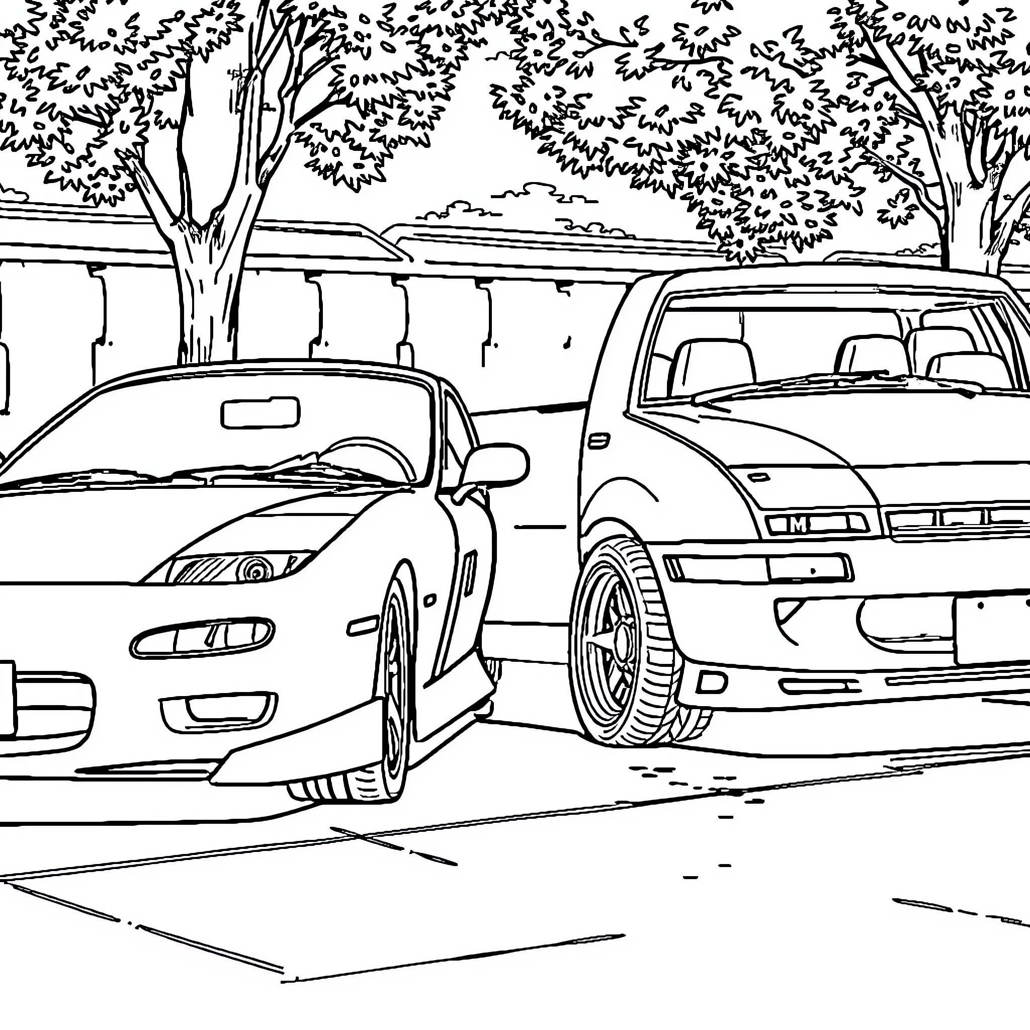 Best Car Coloring Pages (Free Printable PDF)