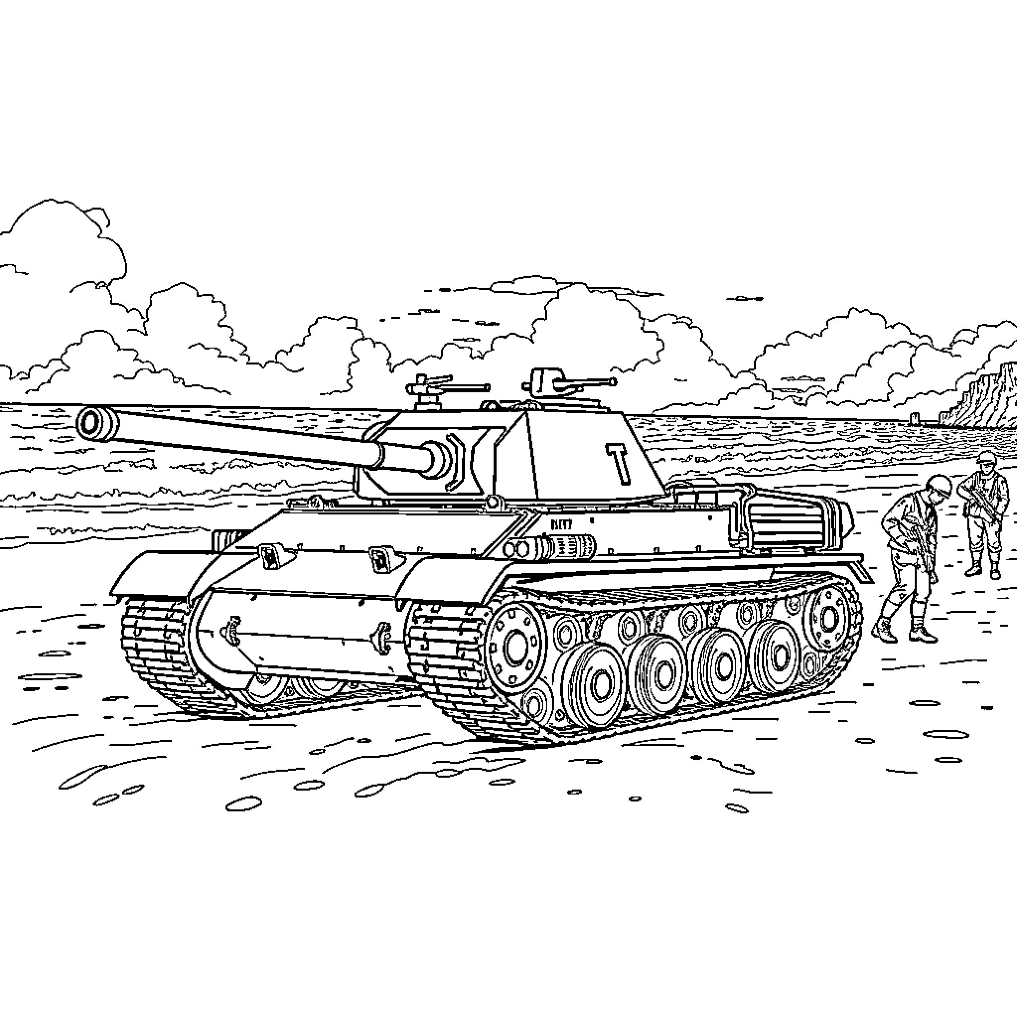 Best M10 GMC Tank Destroyer Coloring Pages (Free Printable PDF)