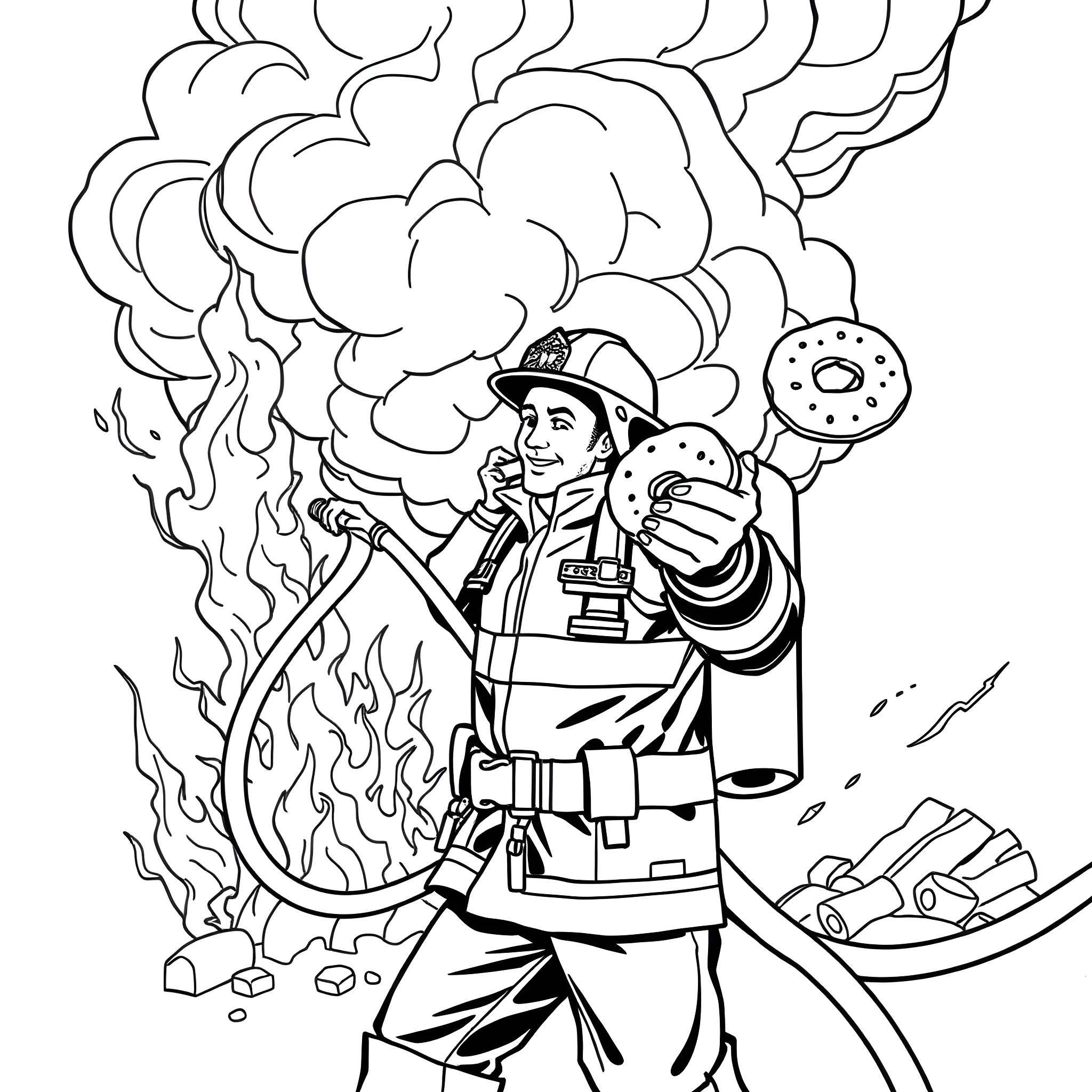 Best Fireman Coloring Pages (Free Printable PDF)