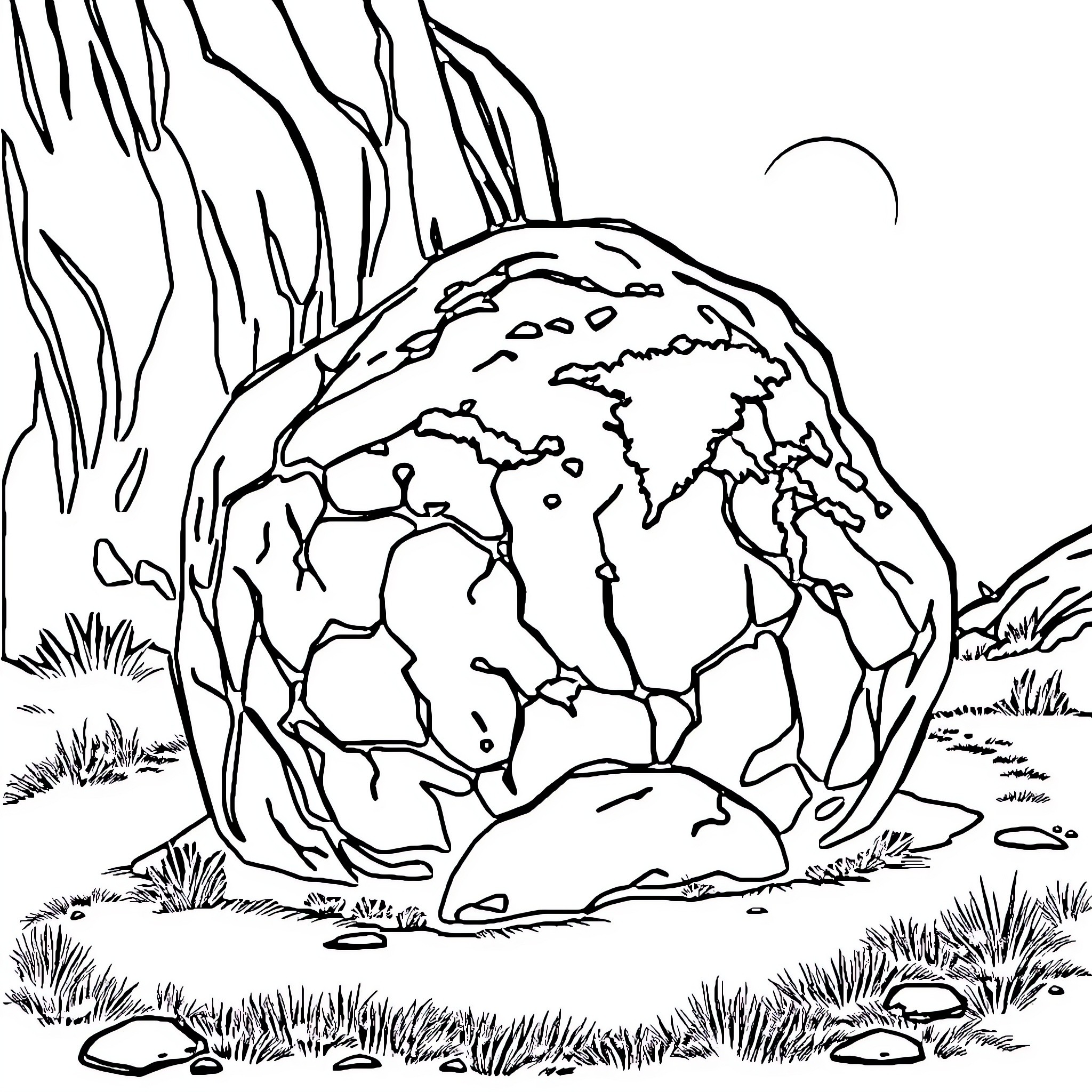 Best Rock Coloring Pages (Free Printable PDF)