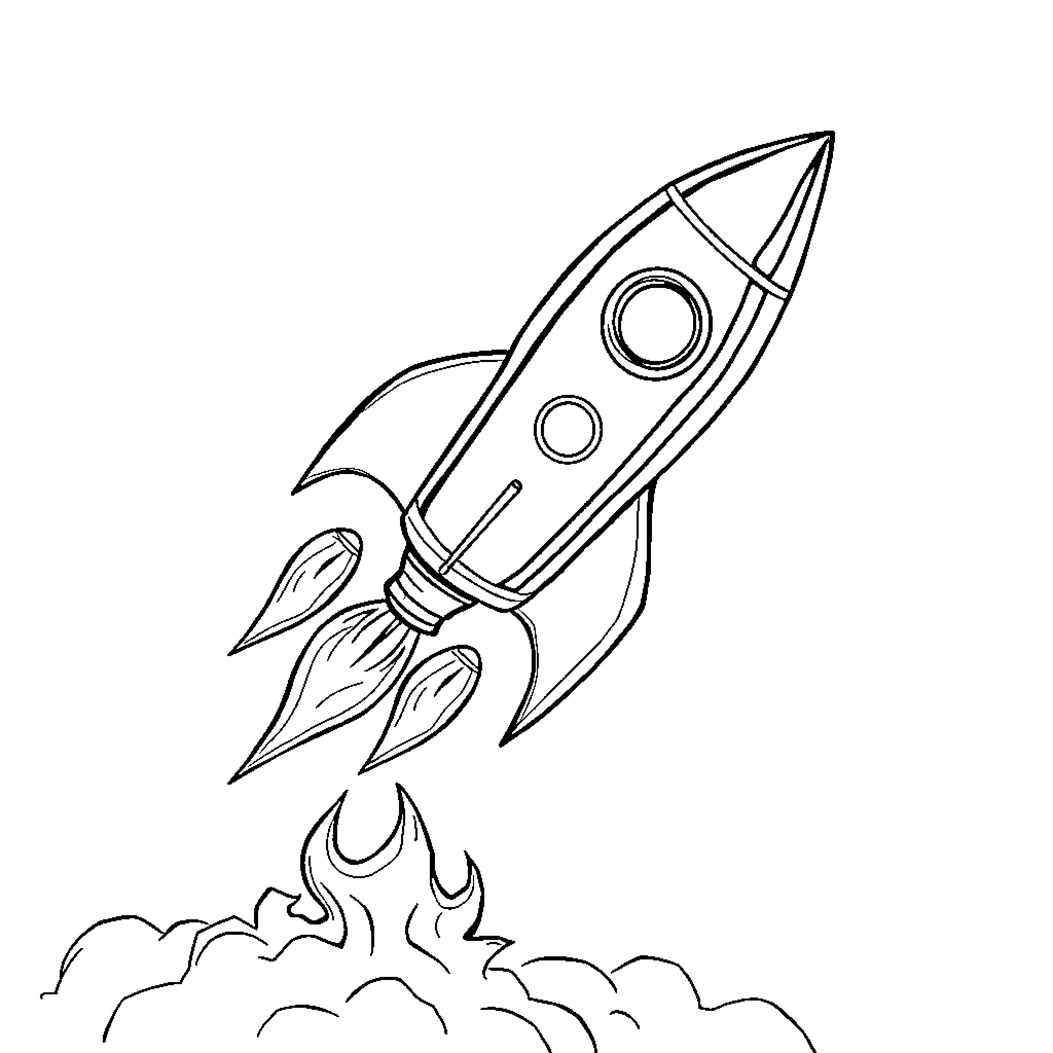 Best Rocketship Coloring Pages (Free Printable PDF)