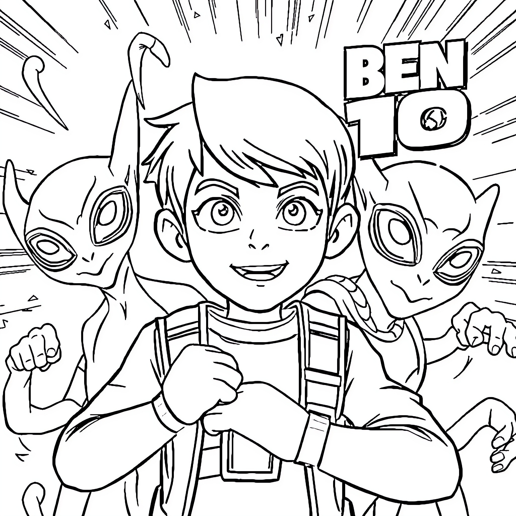 Best Ben 10 Coloring Pages (Free Printable PDF)