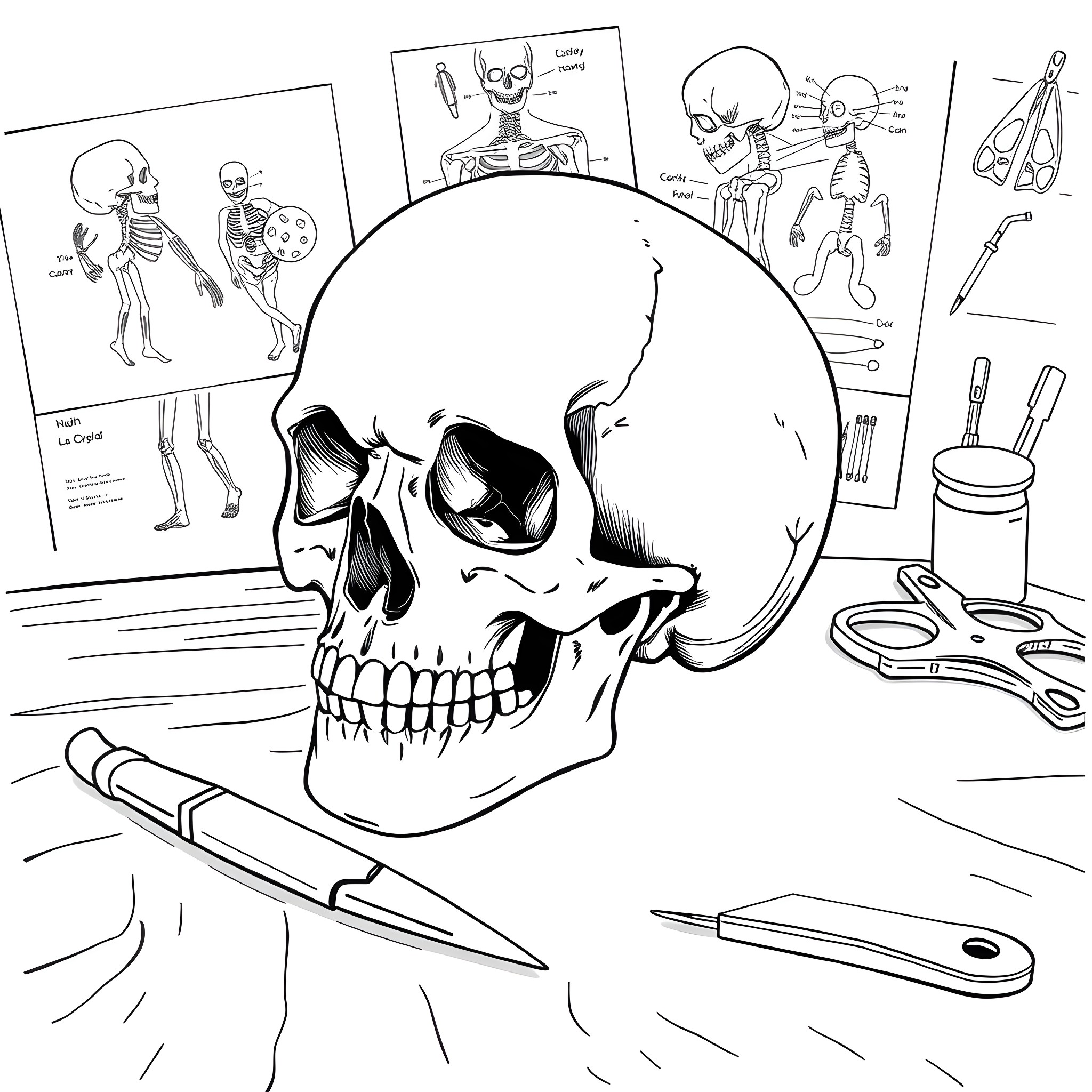 4 Best Scalpel Coloring Pages (Free Printable PDFs)