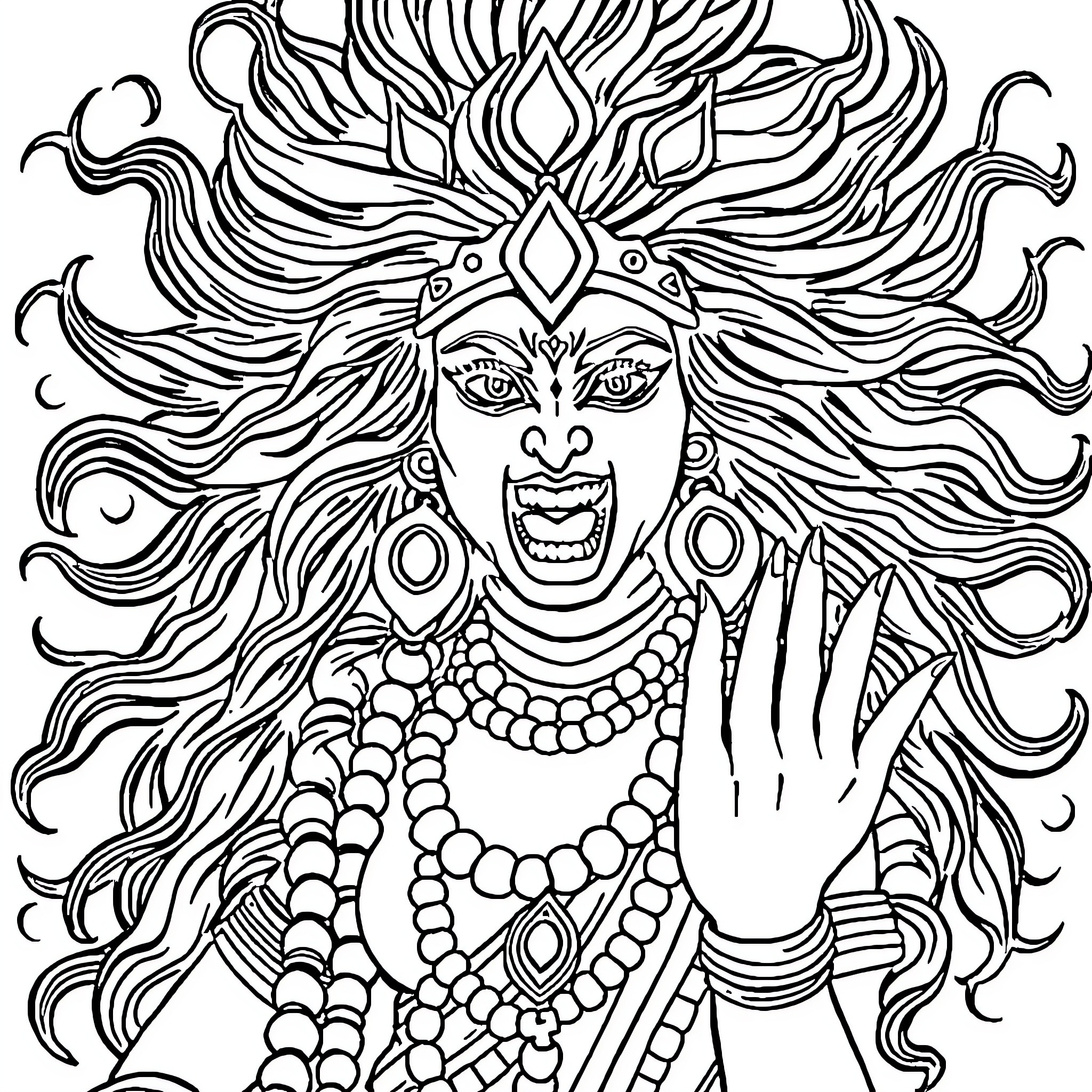 Best Kali Coloring Pages (Free Printable PDF)