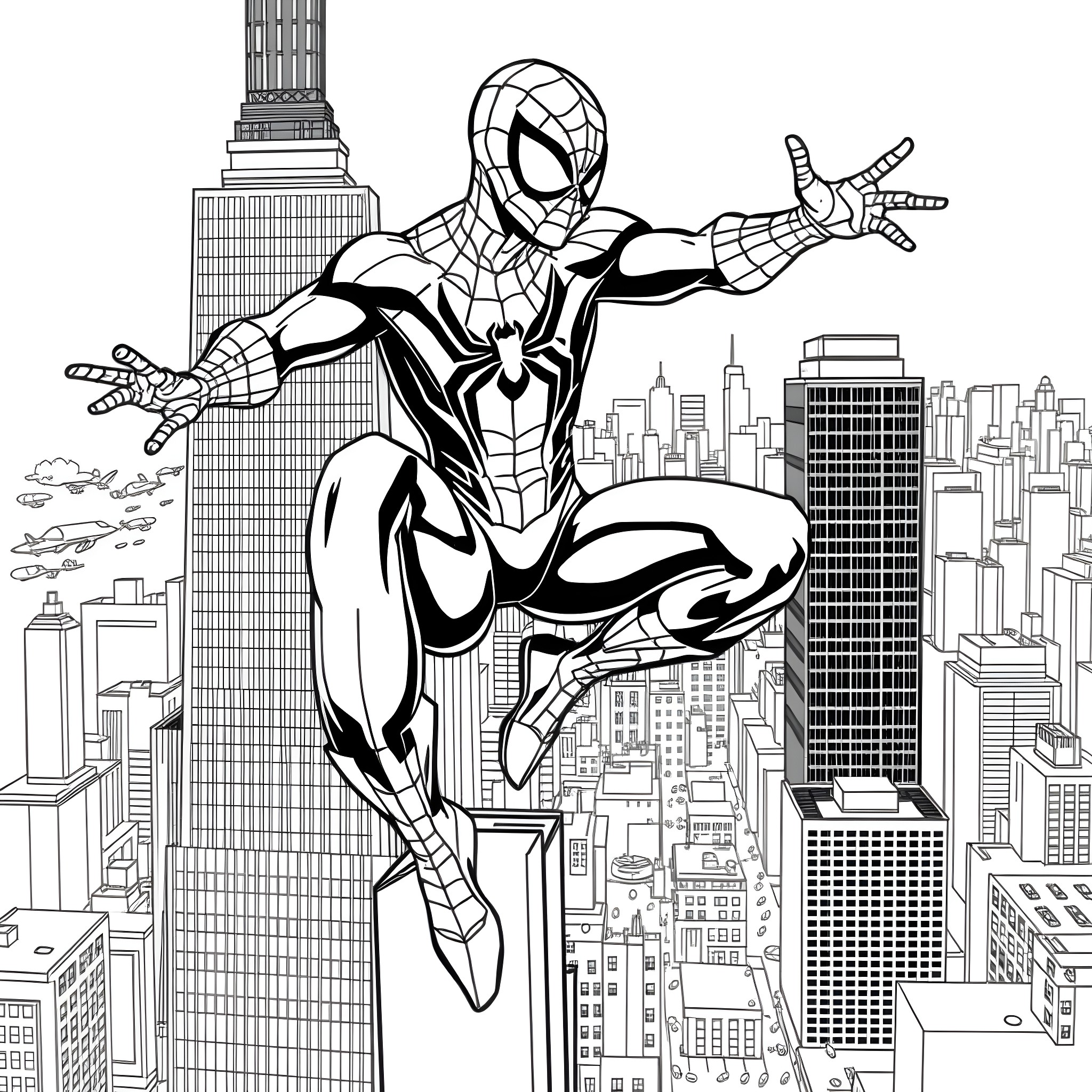 9 Best Spider-Man Coloring Pages (Free Printable PDFs)