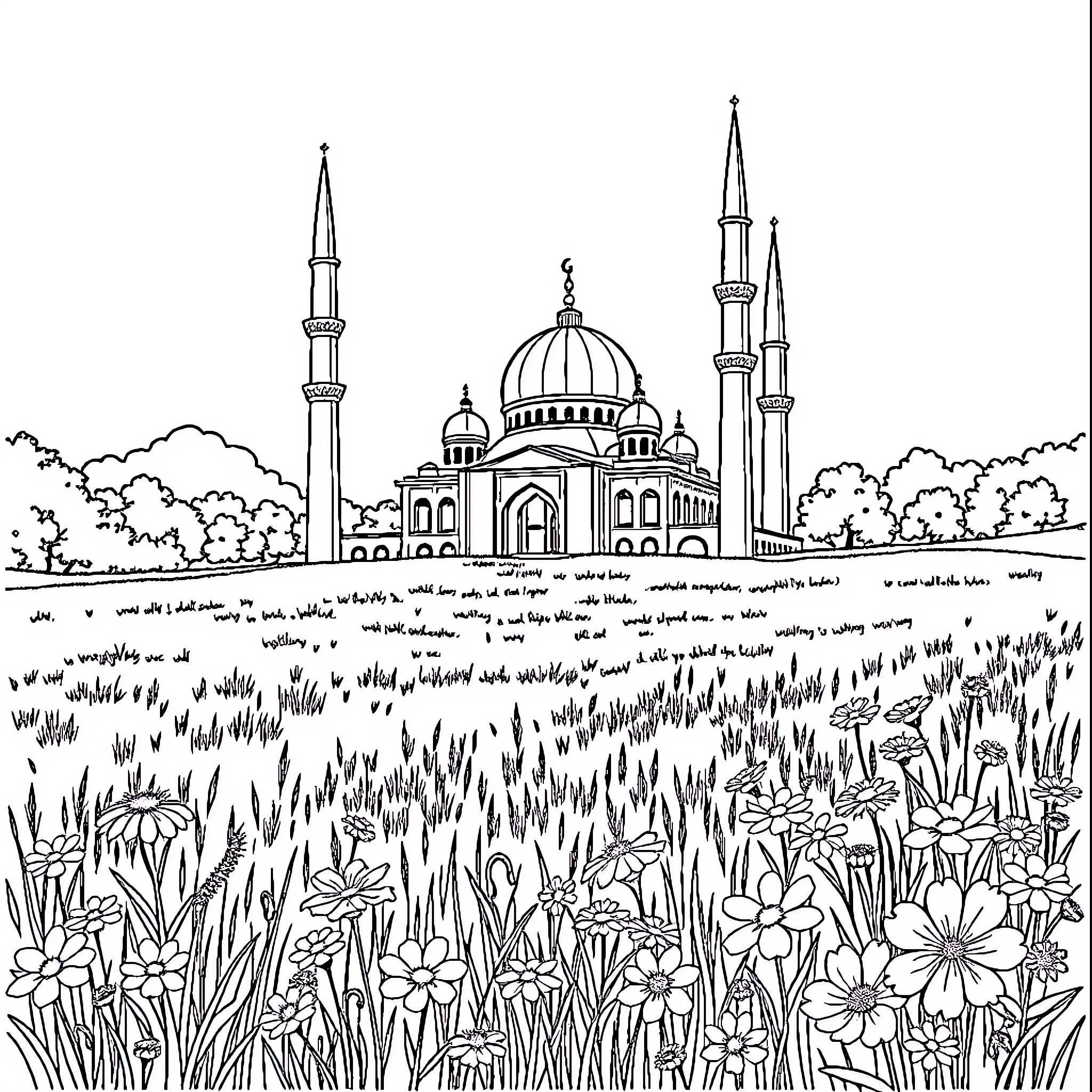 Best Mosque Coloring Pages (Free Printable PDF)