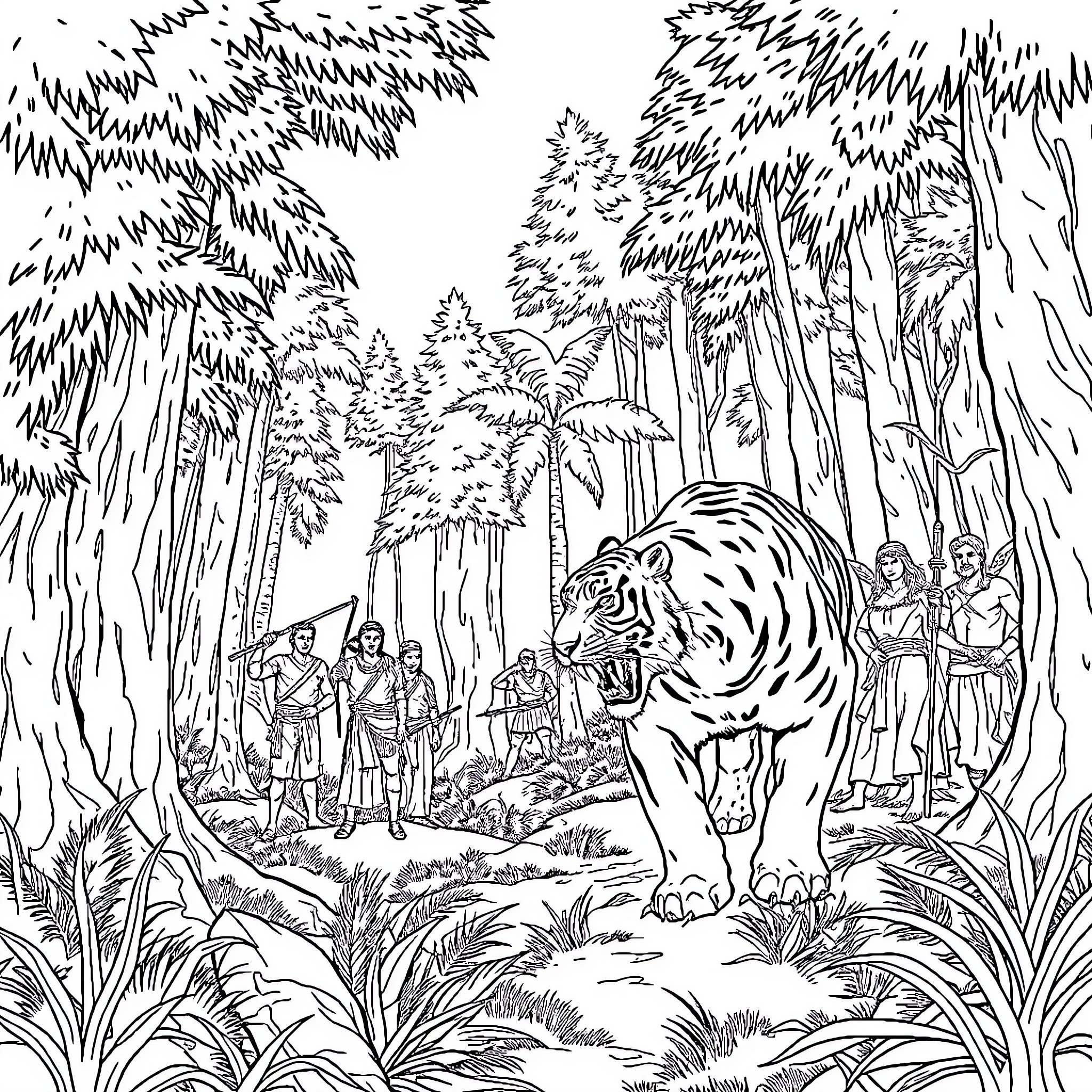 Best Sabertooth Tiger Coloring Pages (Free Printable PDF)