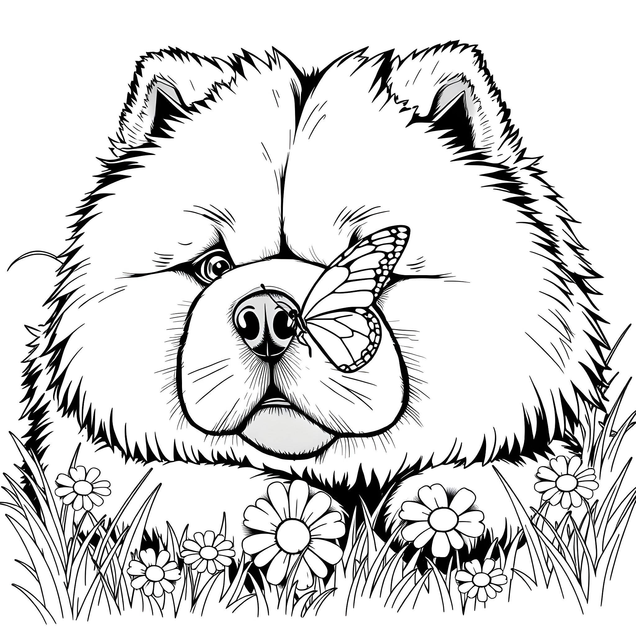 Best Chow Chow Coloring Pages (Free Printable PDF)