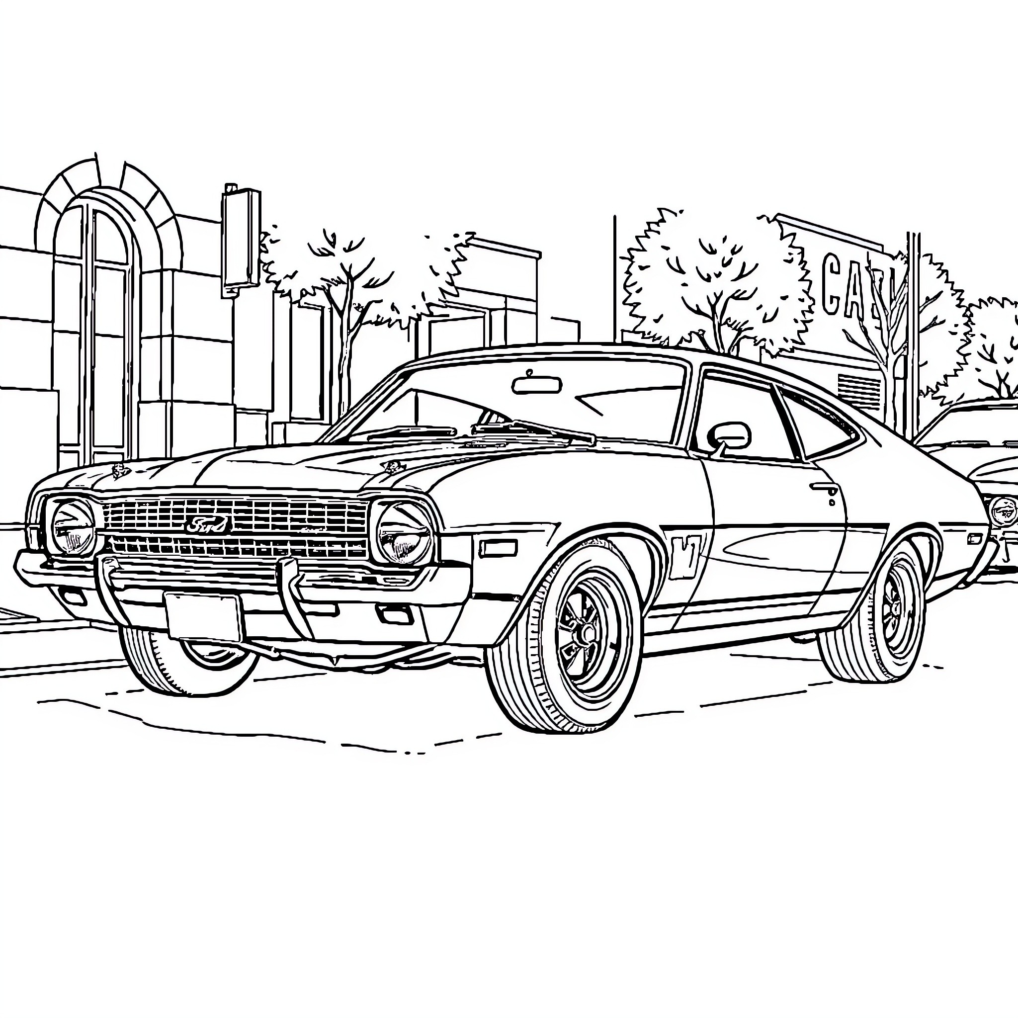 3 Best Ford Maverick Coloring Pages (Free Printable PDFs)