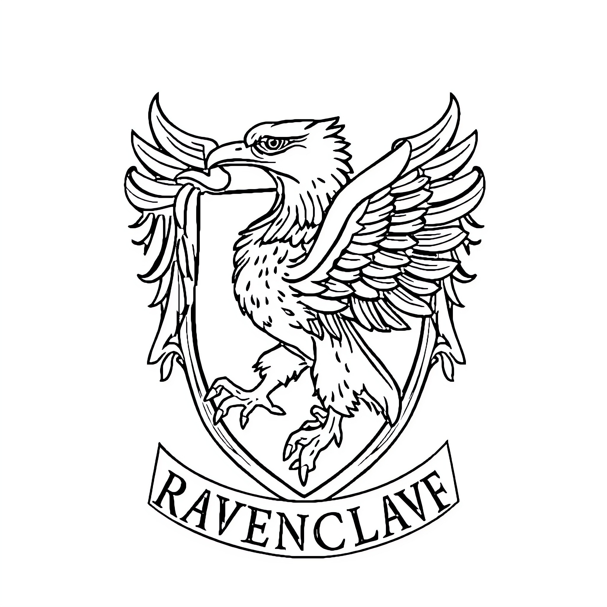 Best Ravenclaw Coloring Pages (Free Printable PDF)