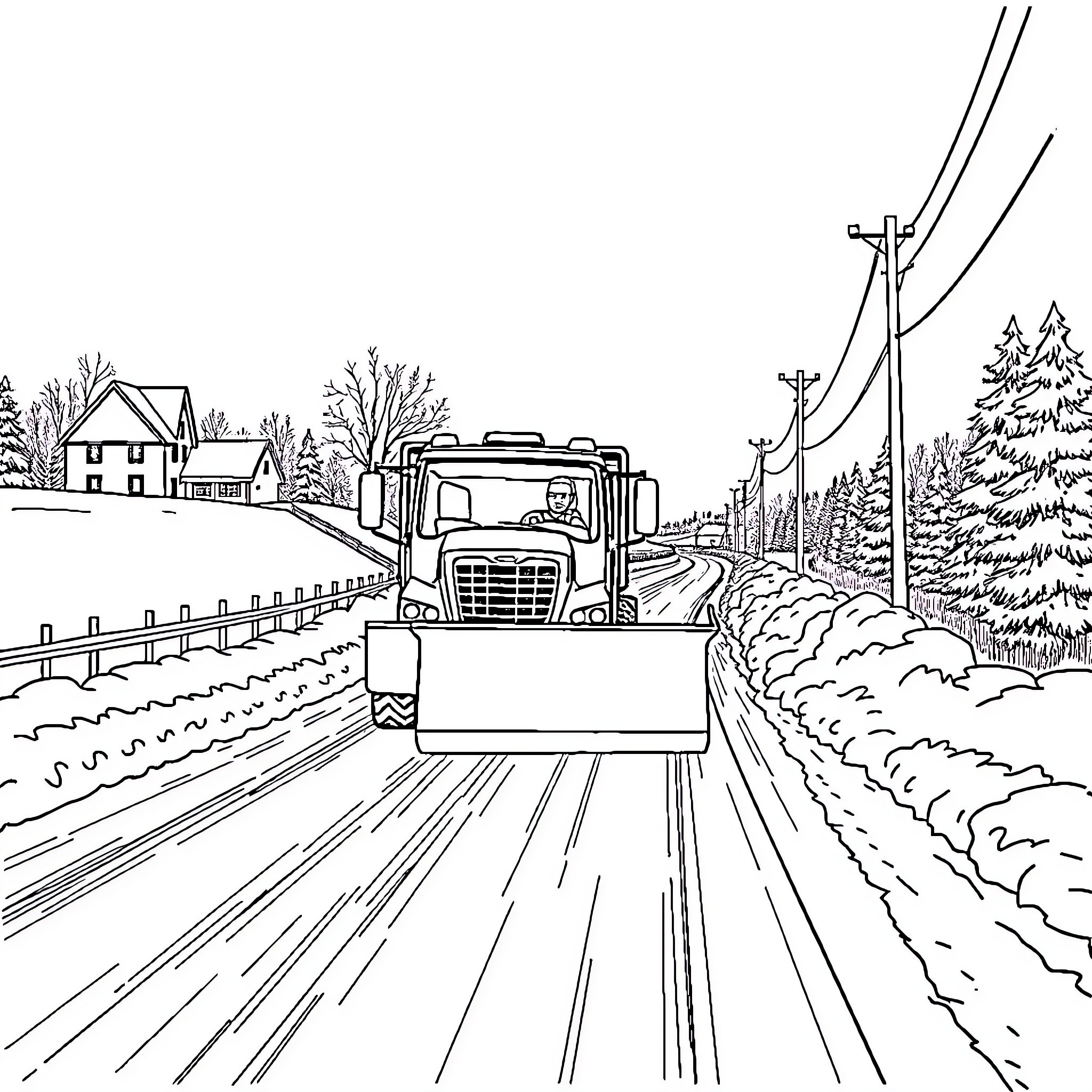 Best Snowplow Coloring Pages (Free Printable PDF)