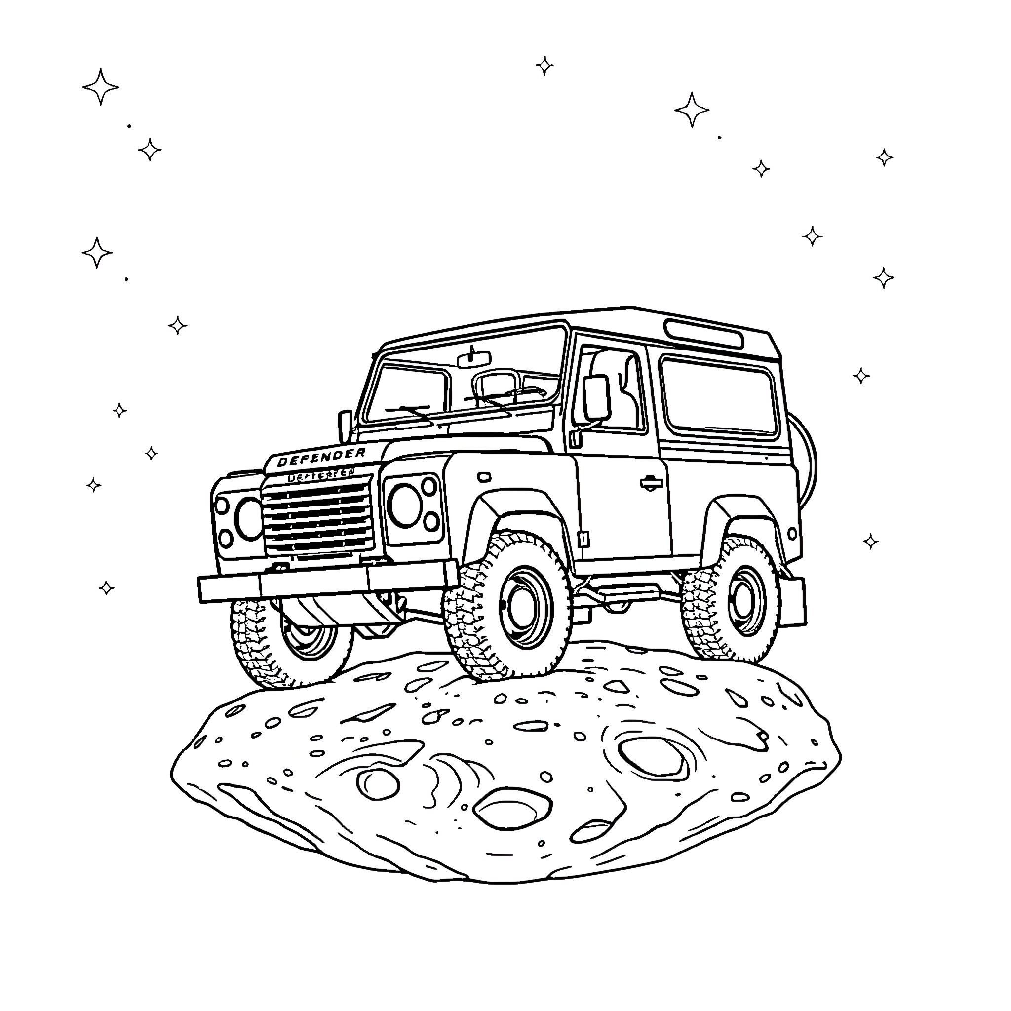 Best Land Rover Coloring Pages (Free Printable PDF)