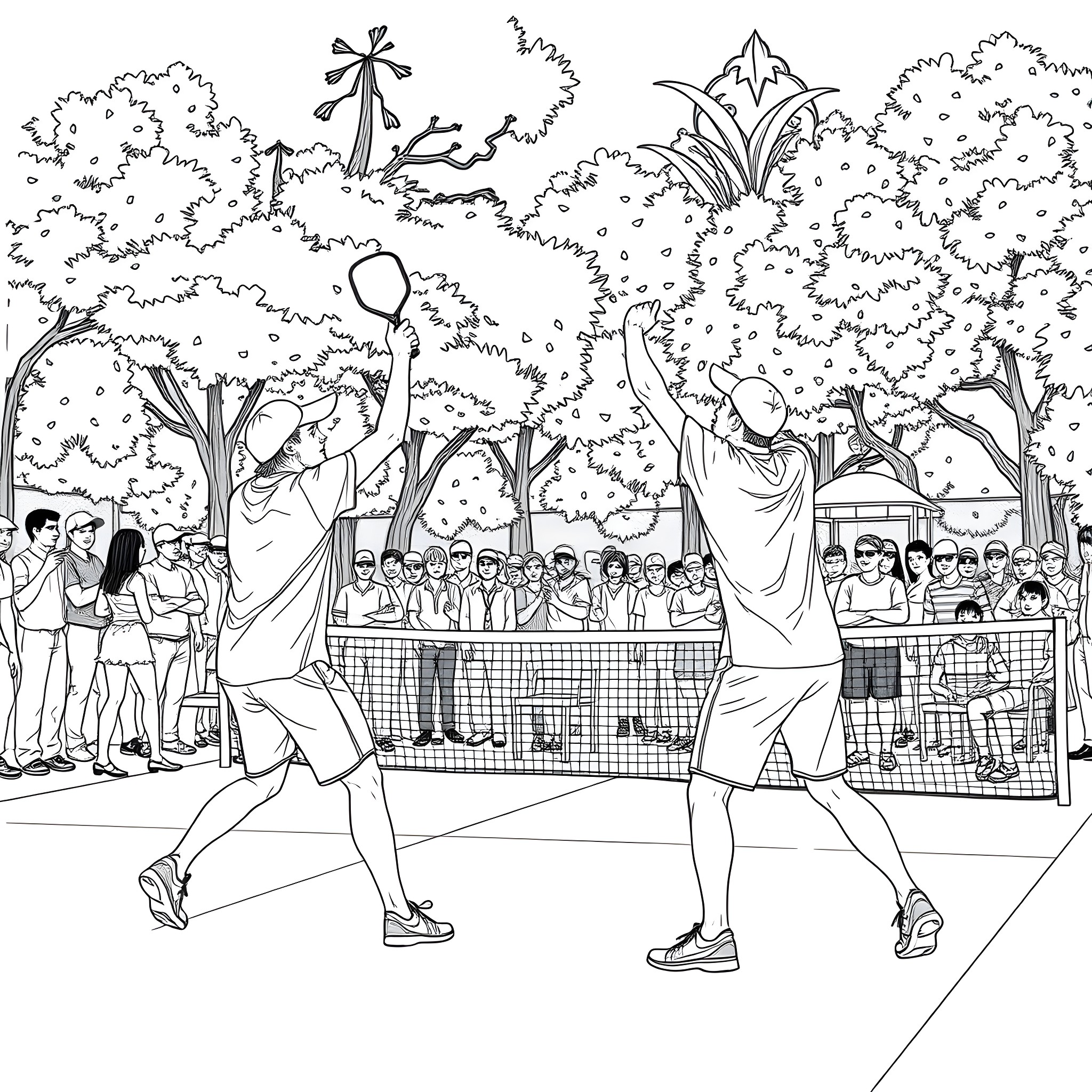 Best Pickleball Coloring Pages (Free Printable PDF)