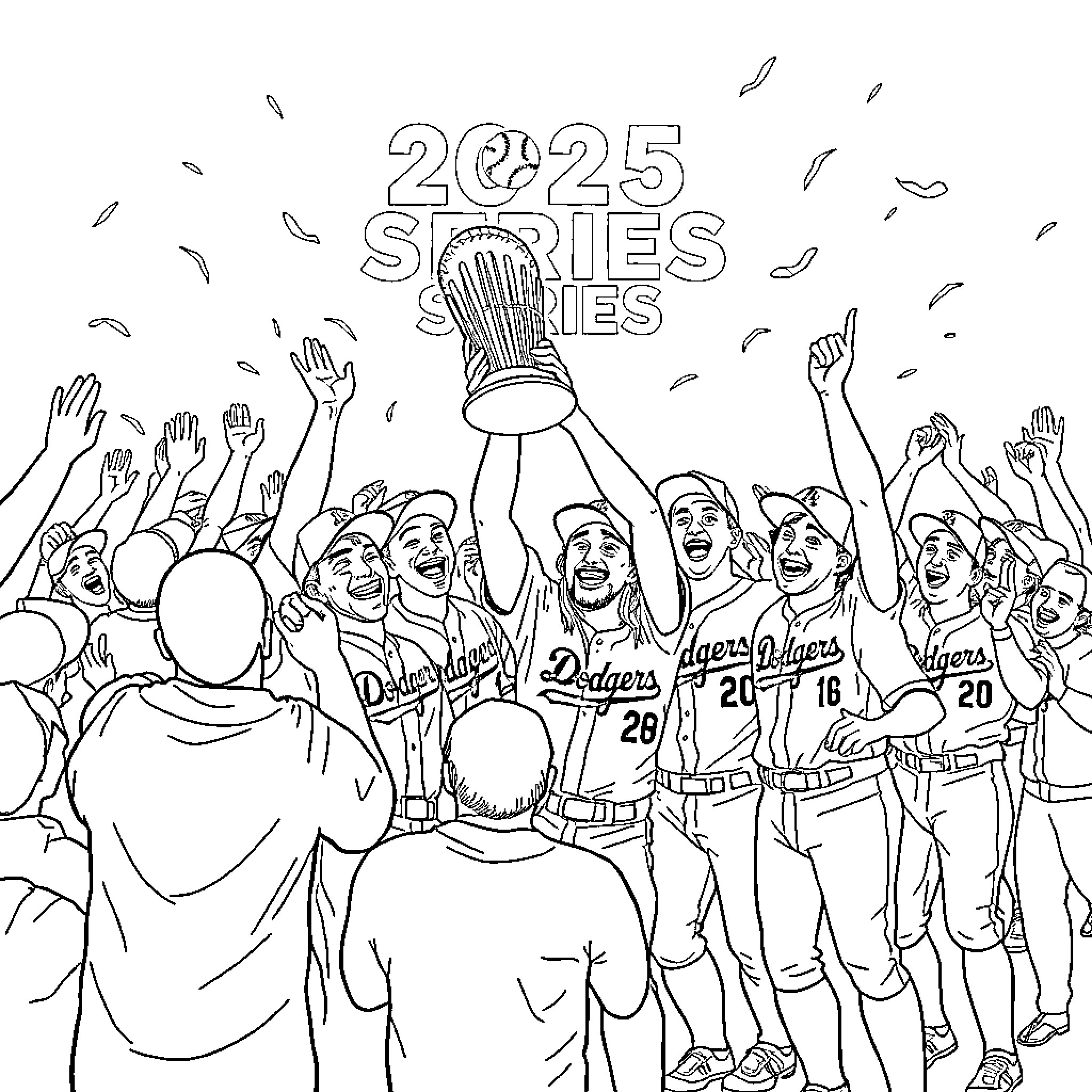 Best Dodgers Coloring Pages (Free Printable PDF)