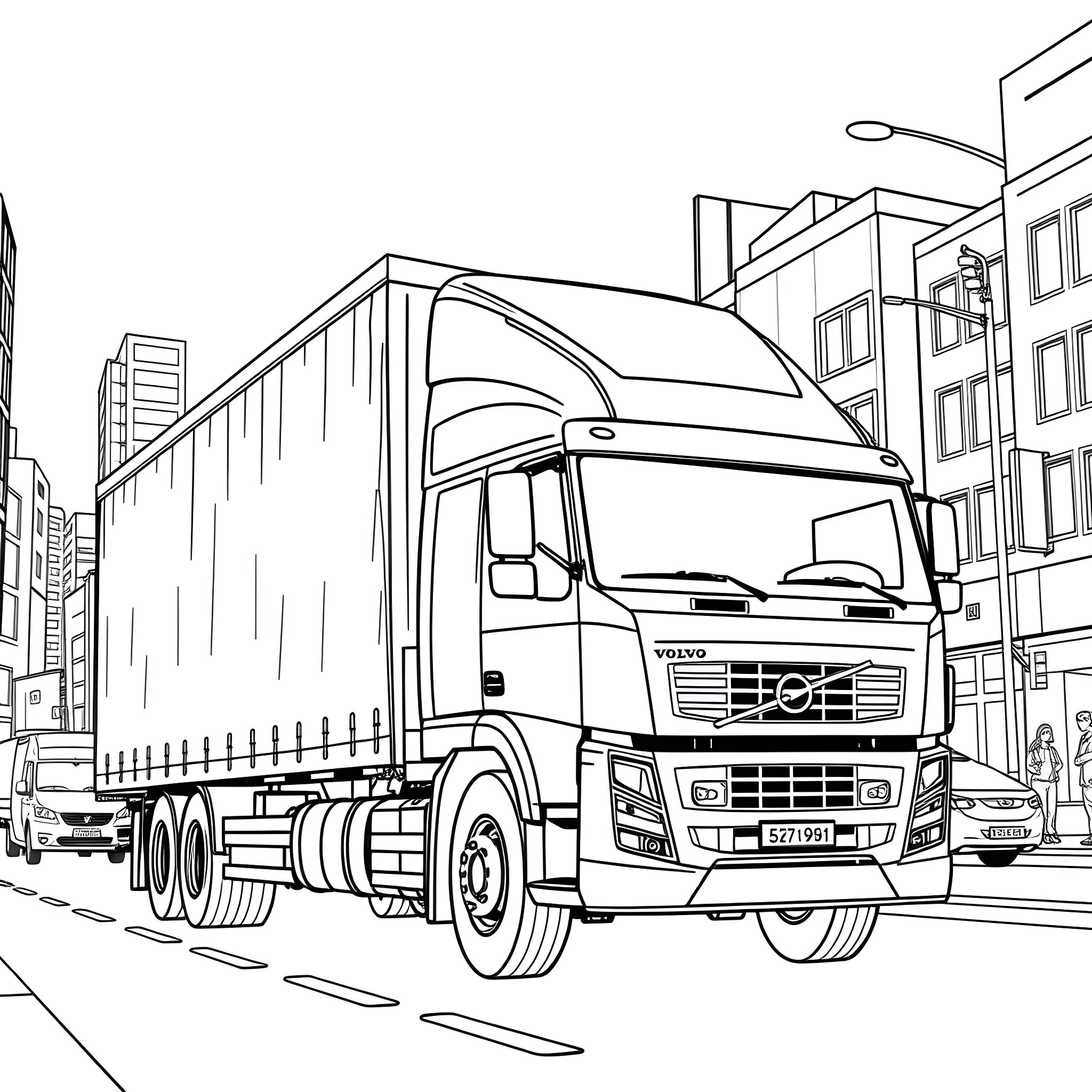 Best Volvo Coloring Pages (Free Printable PDF)