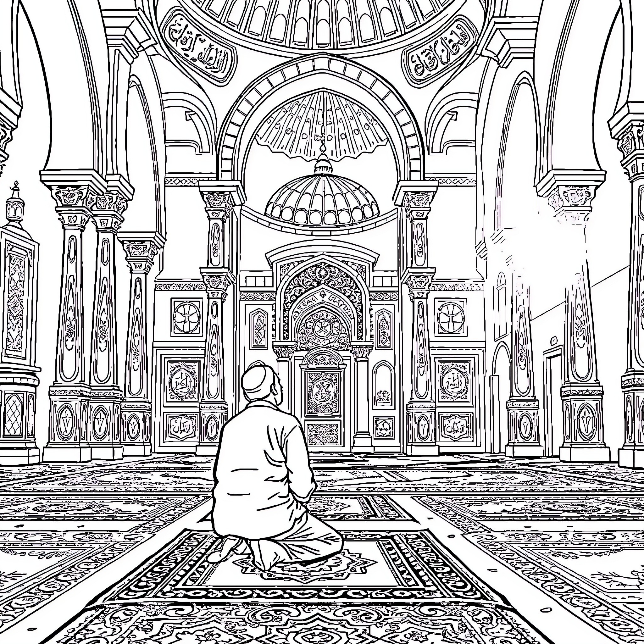 Best Mosque Coloring Pages (Free Printable PDF)