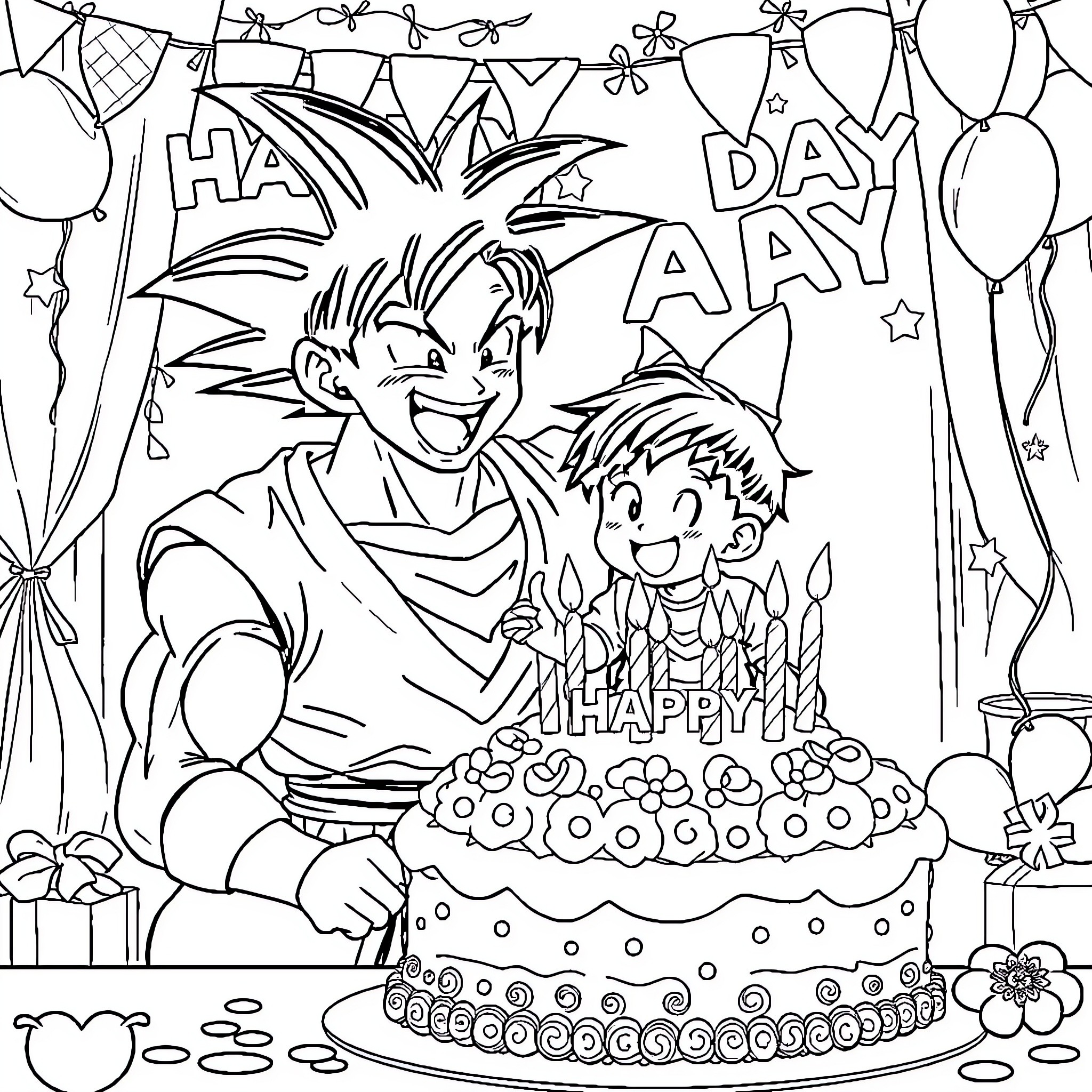 Best Goku Coloring Pages (Free Printable PDF)