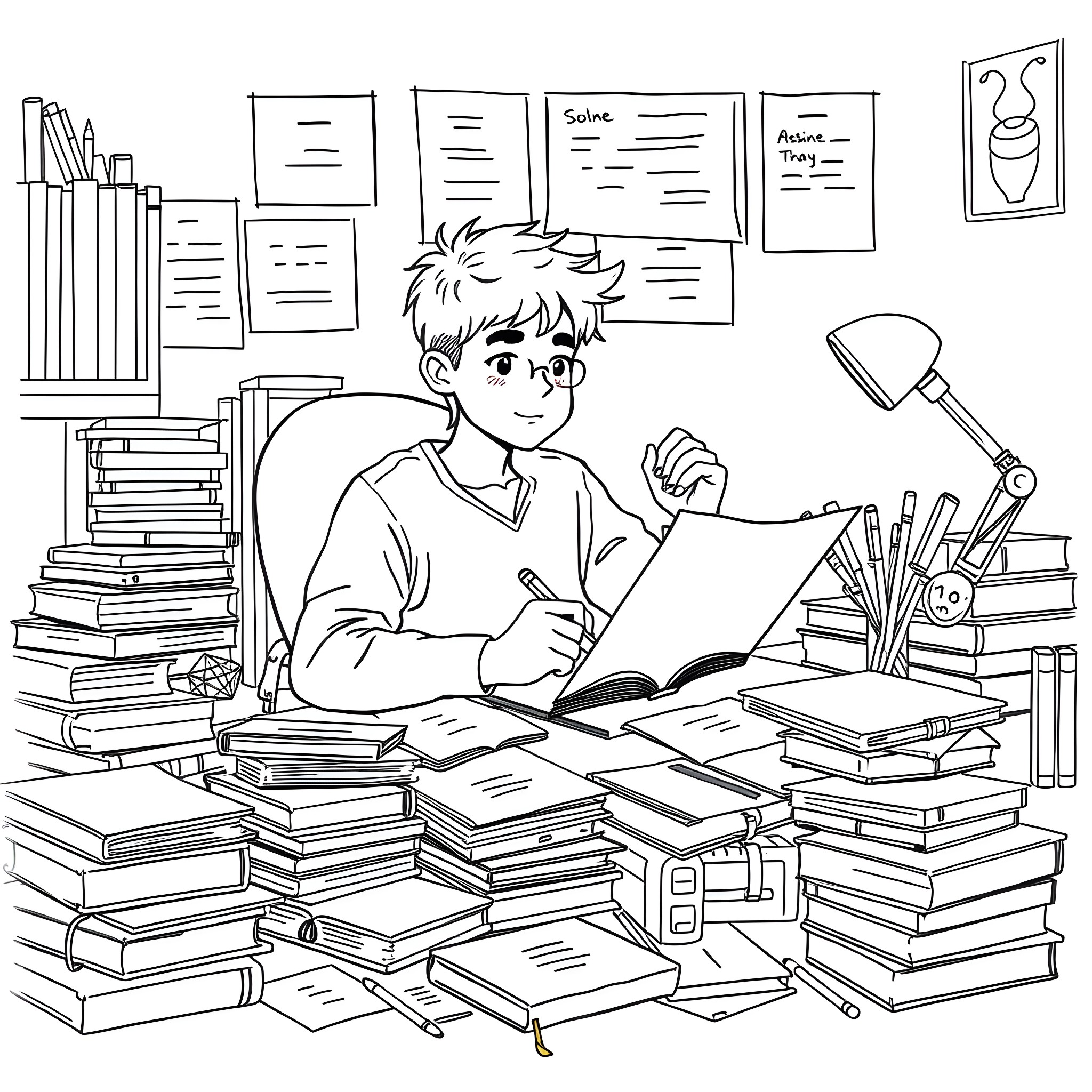 13 Best Student Coloring Pages (Free Printable PDFs)