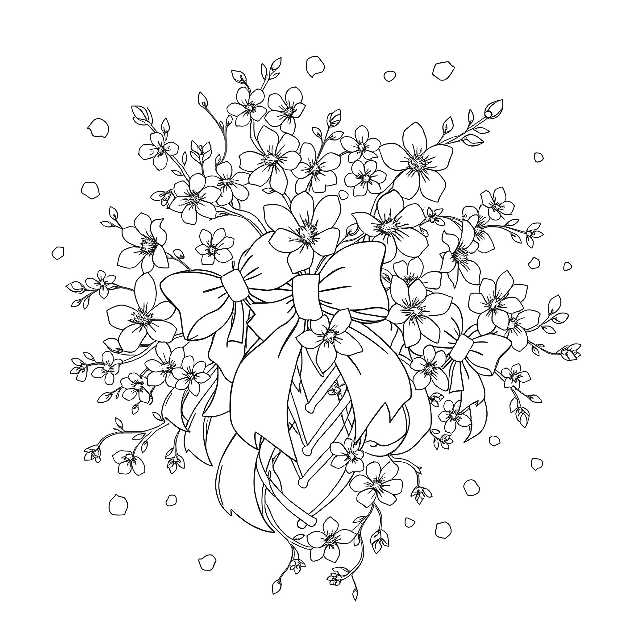 Best Bow Coloring Pages (Free Printable PDF)