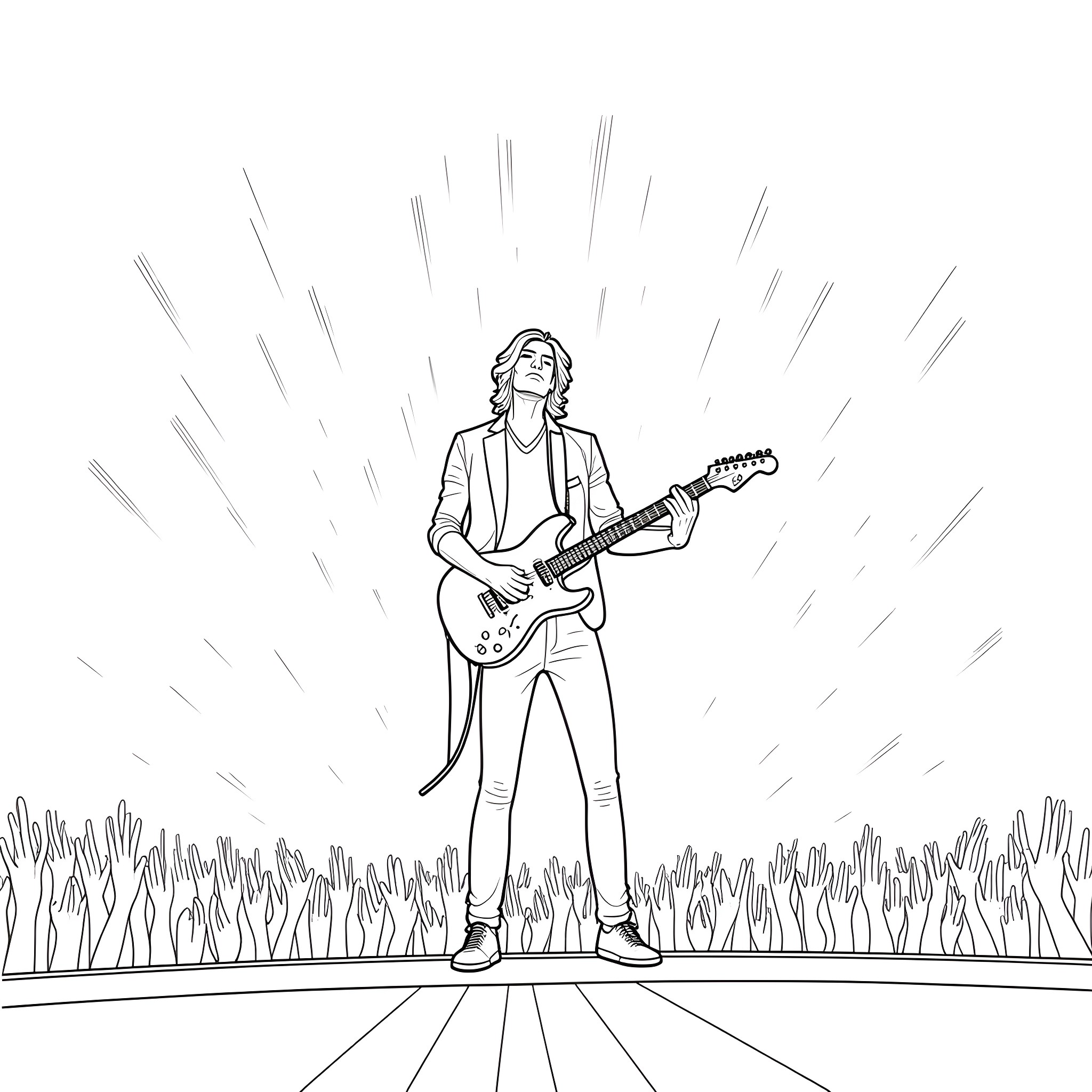 1 Best Rockstar Coloring Pages (Free Printable PDFs)