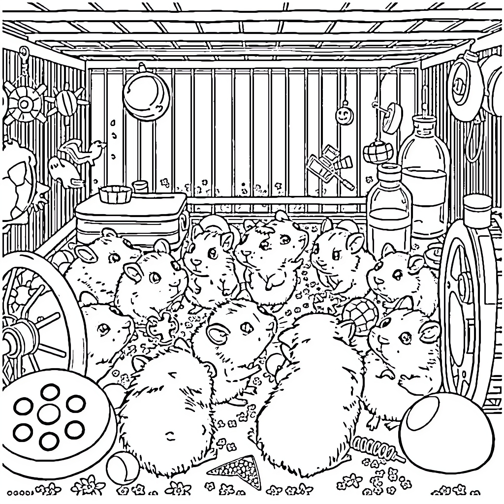 Best Hamster Coloring Pages (Free Printable PDF)