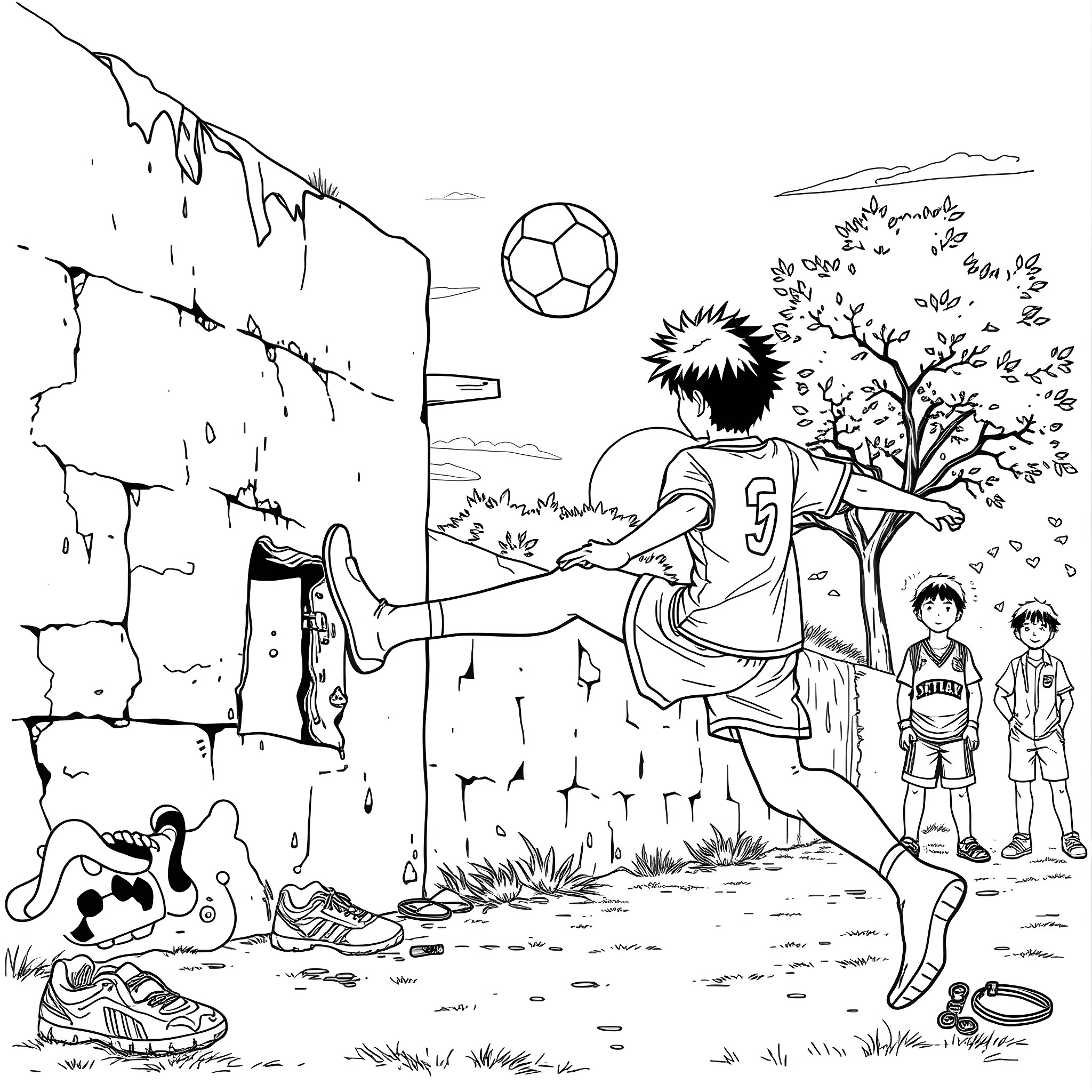 Best Captain Tsubasa Coloring Pages (Free Printable PDF)