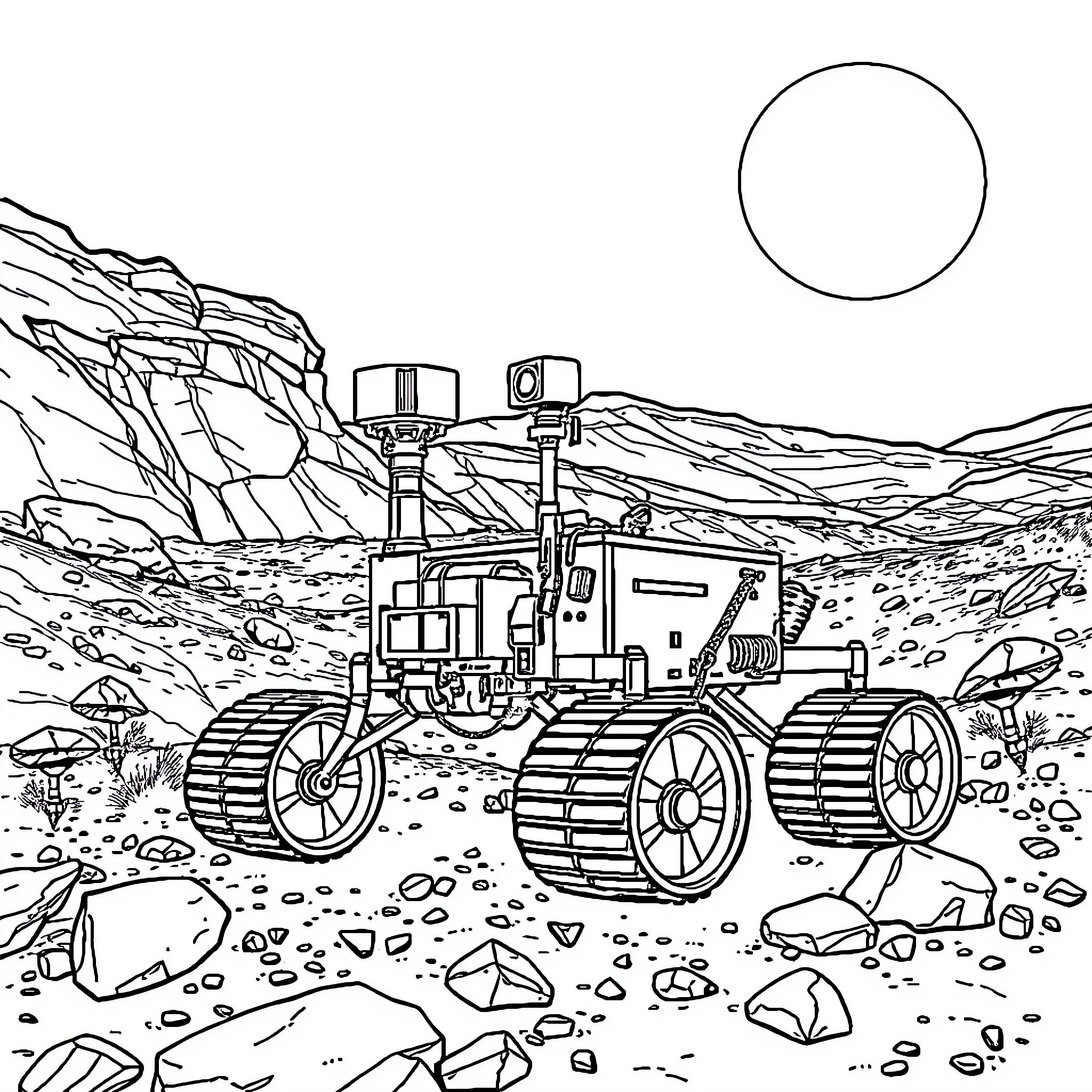 Best Mars Rover Coloring Pages (Free Printable PDF)