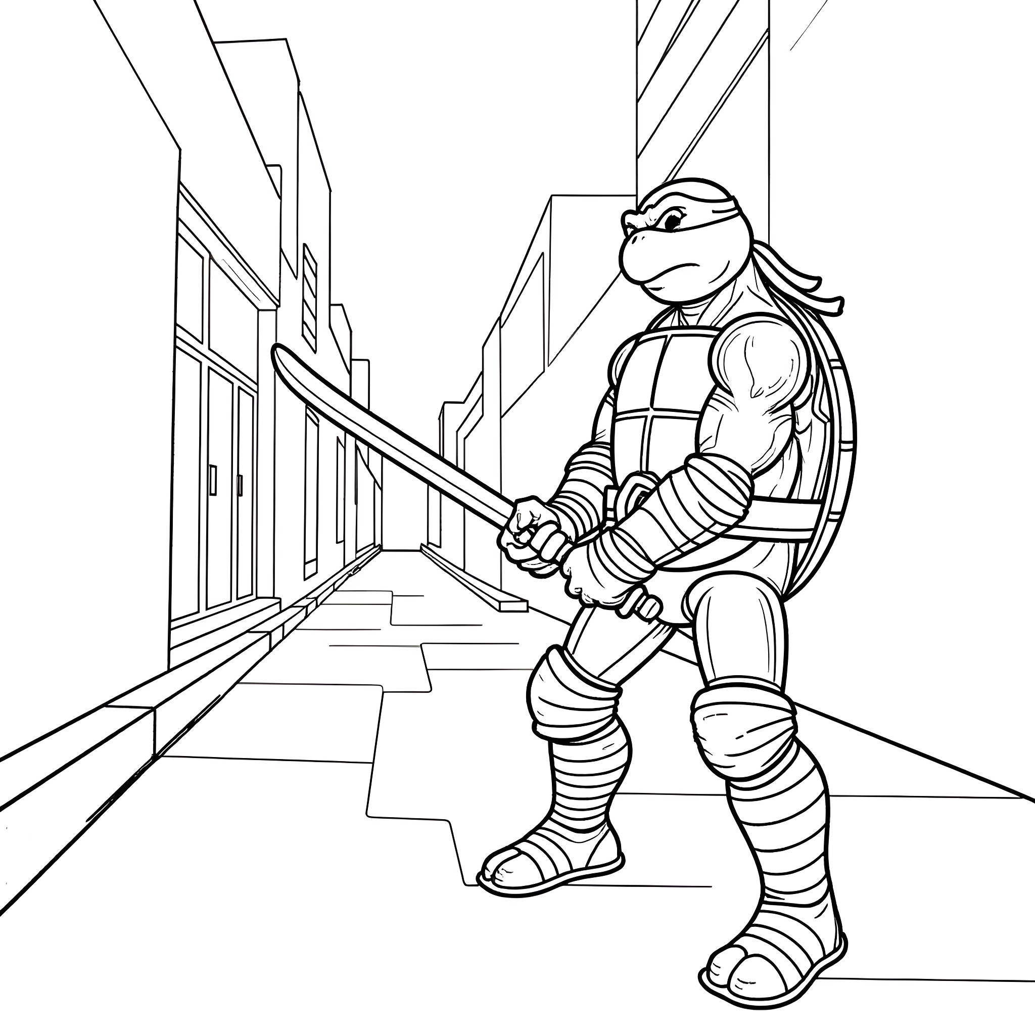 Best Ninja Turtle Coloring Pages (Free Printable PDF)