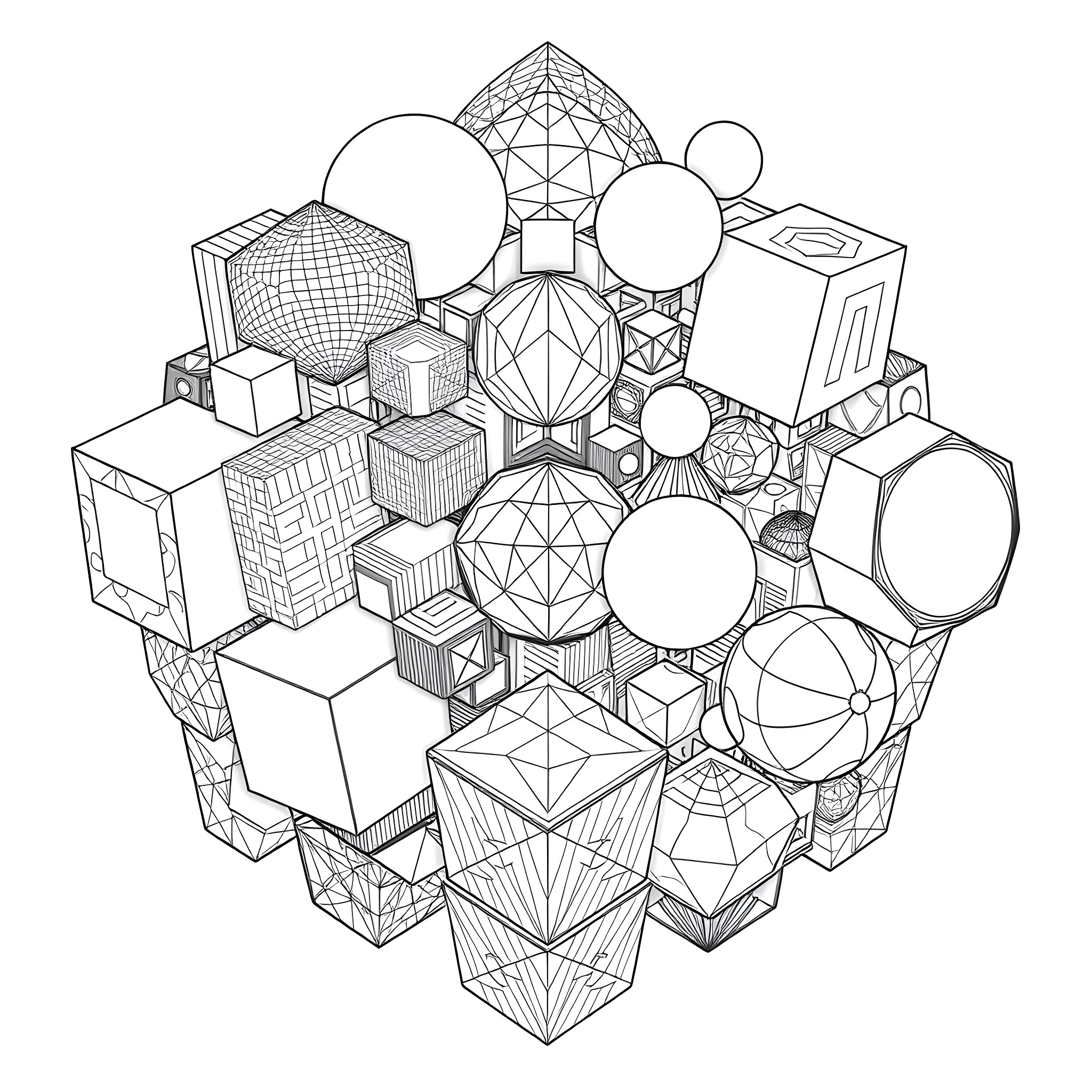 8 Best Geometric Coloring Pages (Free Printable PDFs)