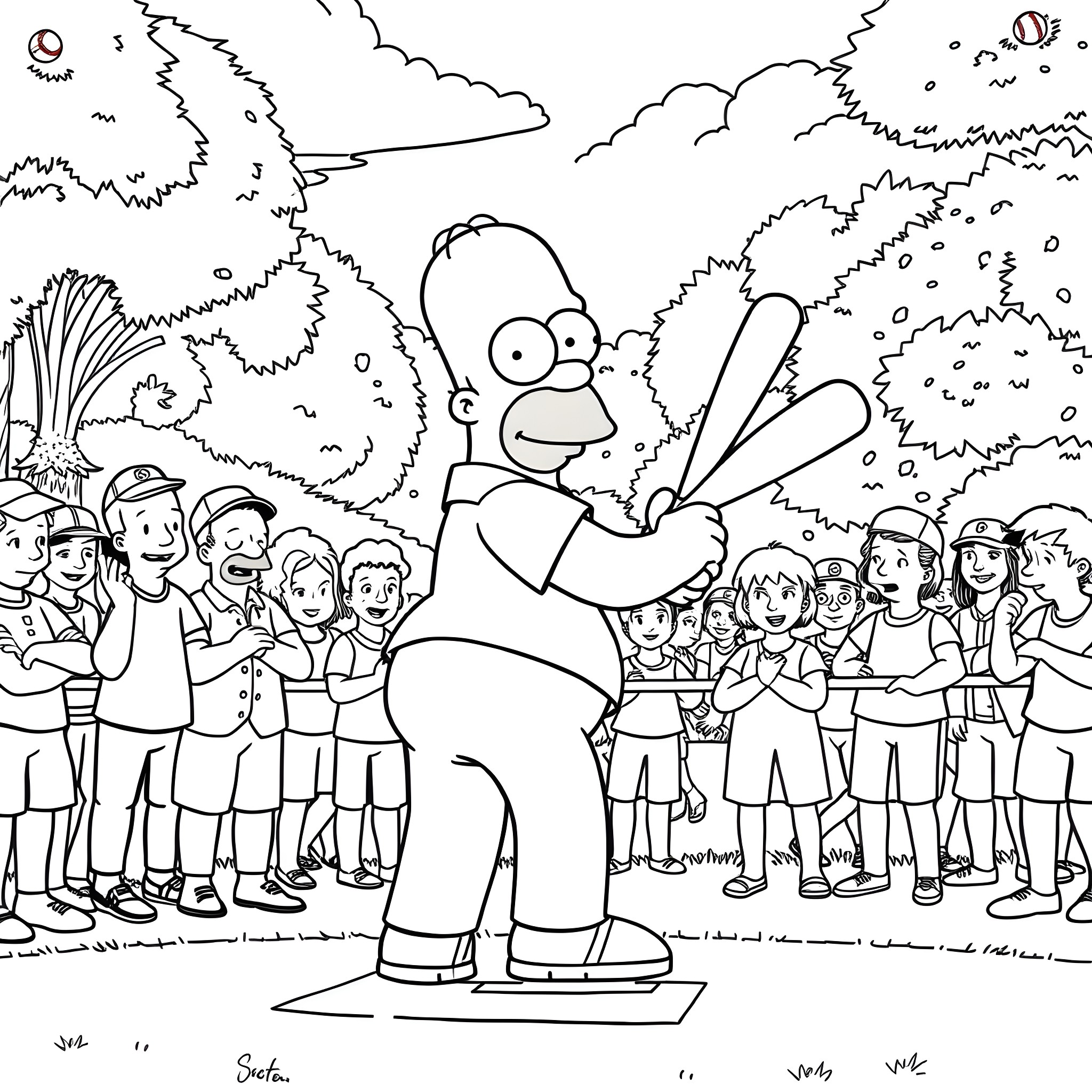 112 Best Homer Simpson Coloring Pages (Free Printable PDFs)