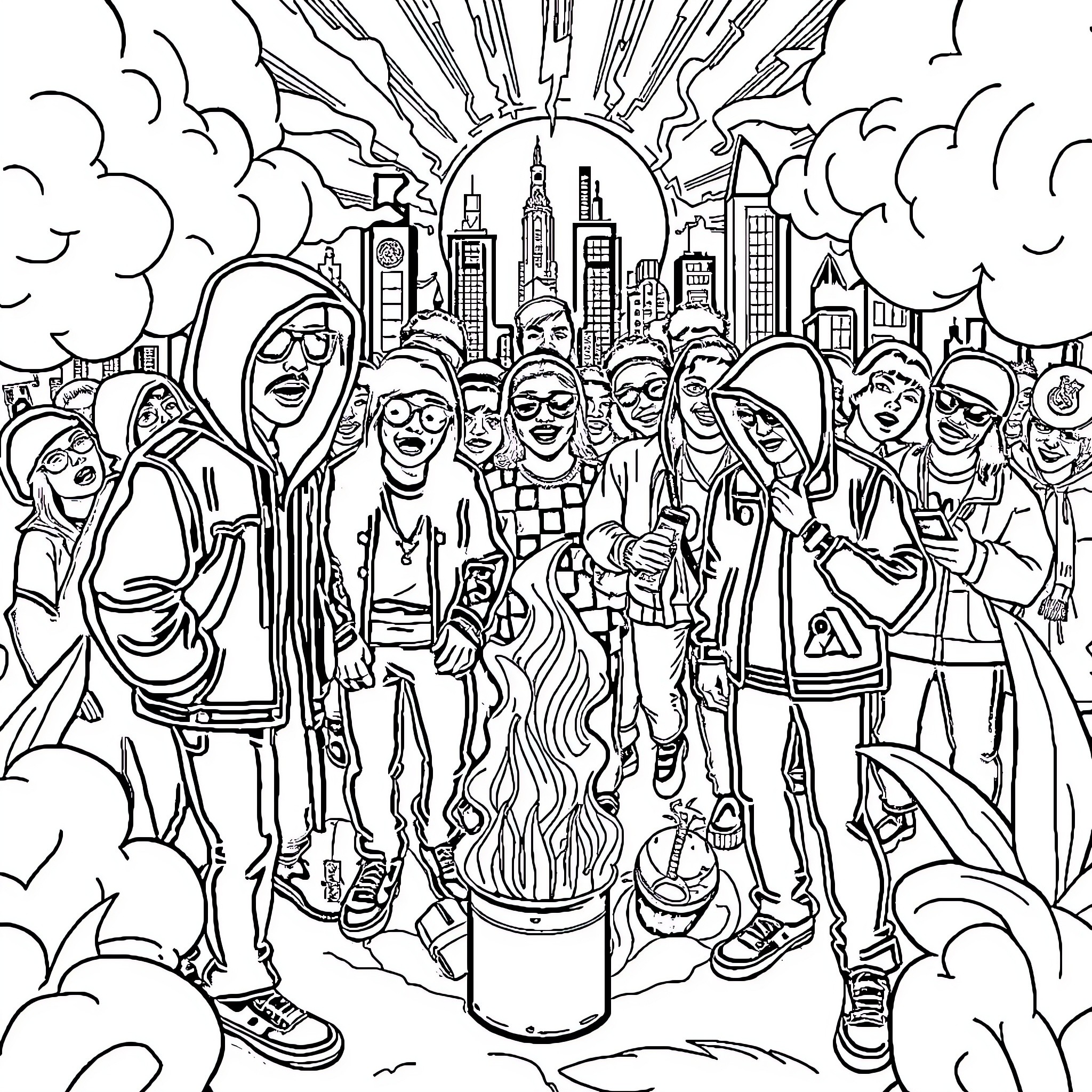 Best Group 5 Coloring Pages (Free Printable PDF)