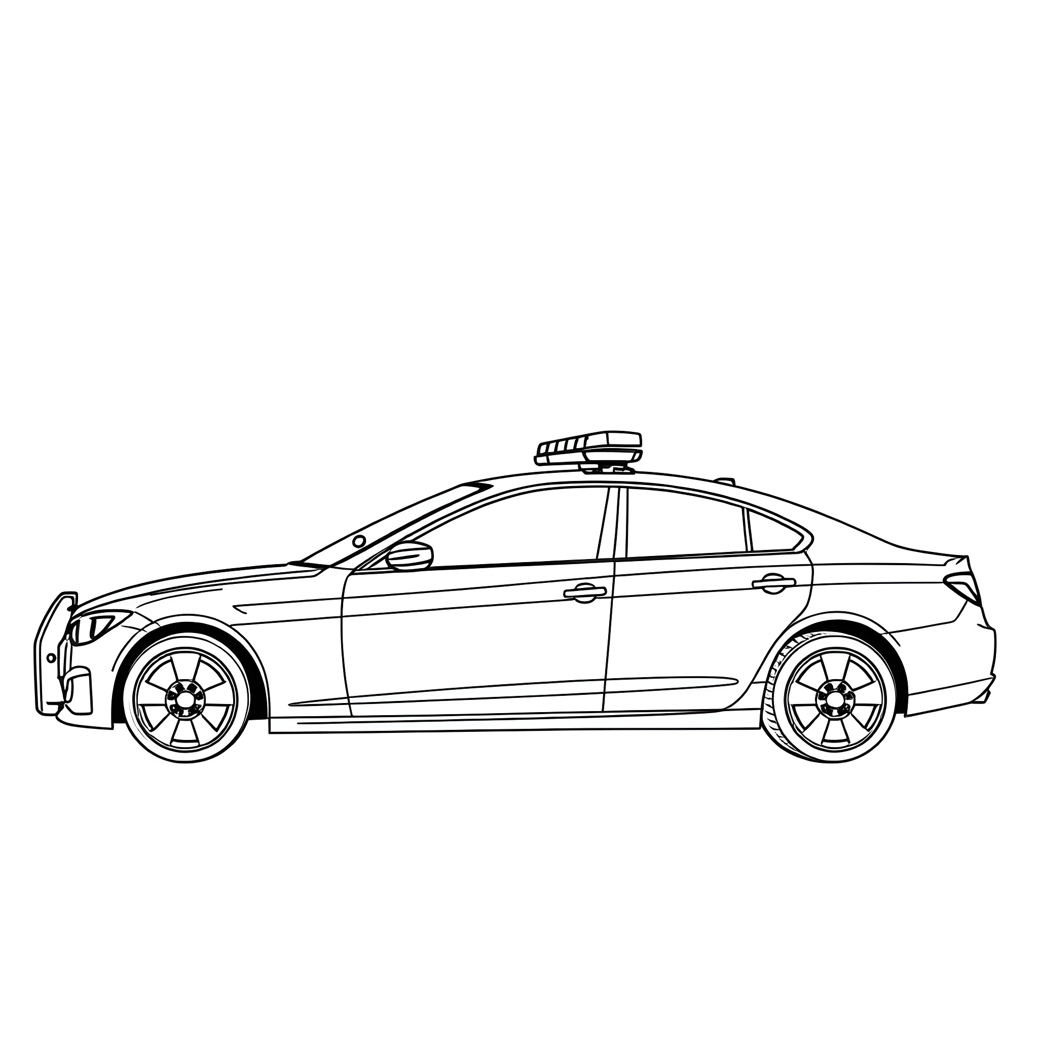 17 Best Police Car Coloring Pages (Free Printable PDFs)