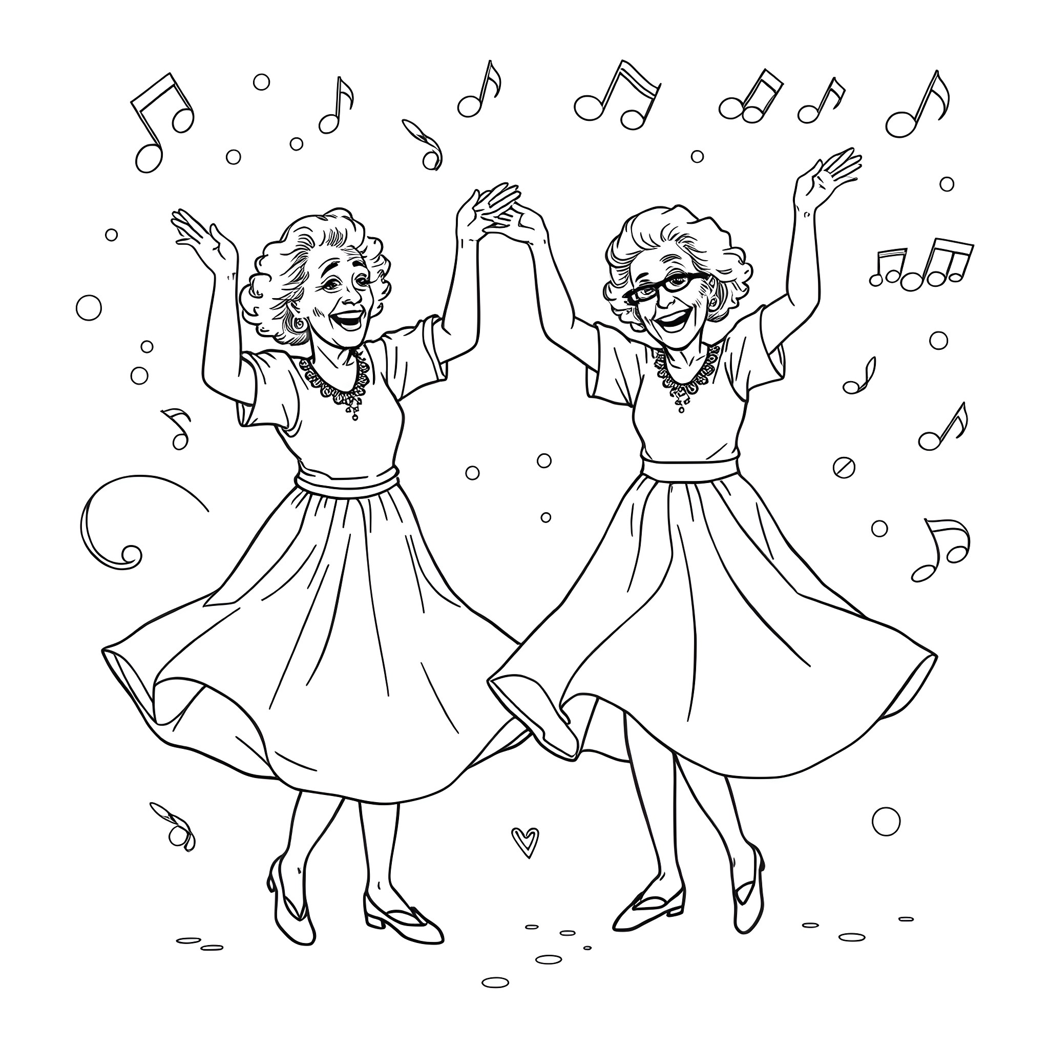 Best Old Lady Coloring Pages (Free Printable PDF)