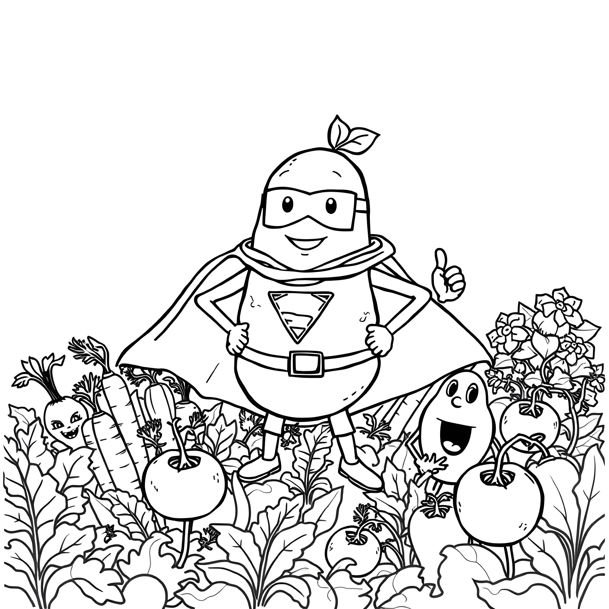 1 Best Supertato Coloring Pages (Free Printable PDFs)