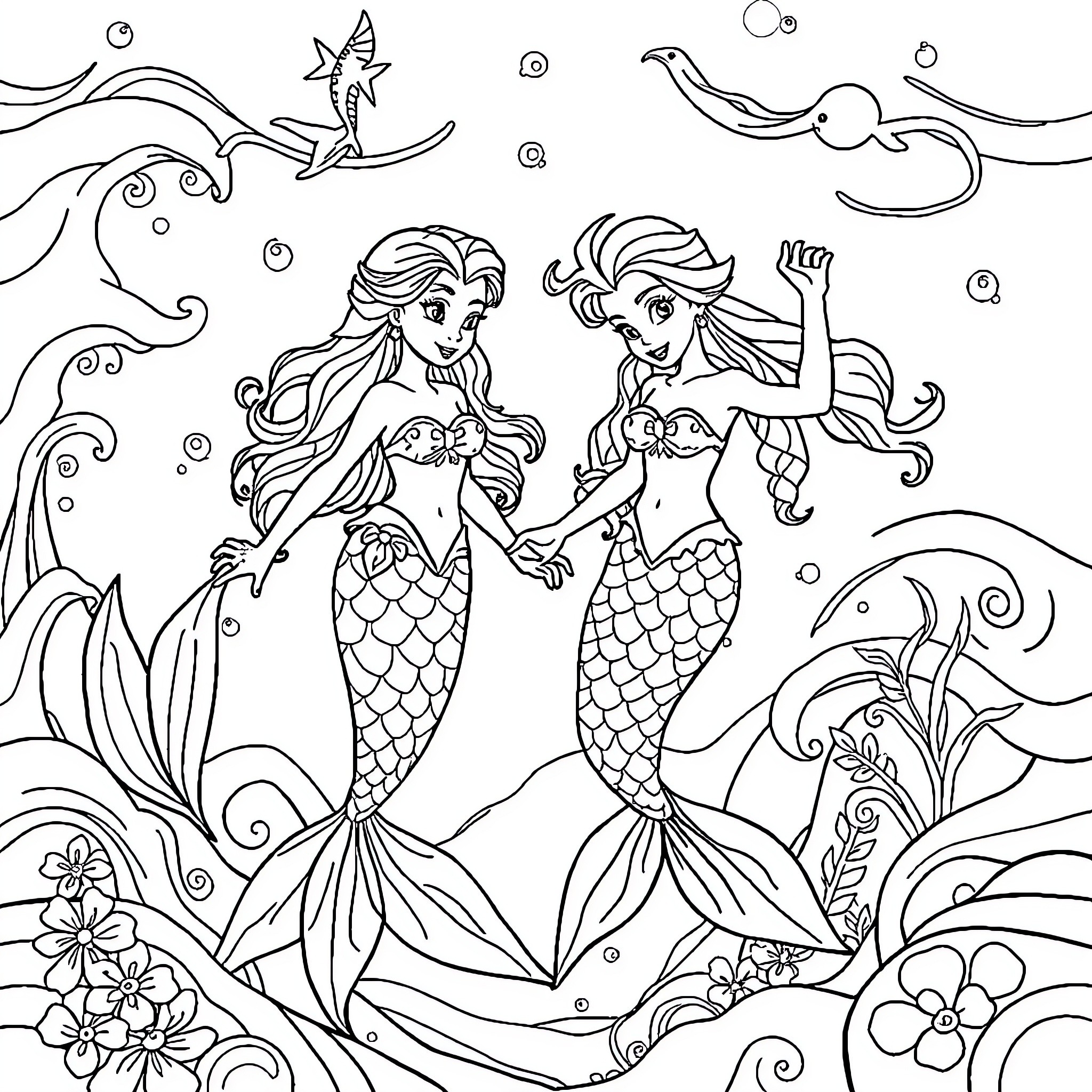 85 Best Siren Coloring Pages (Free Printable PDFs)