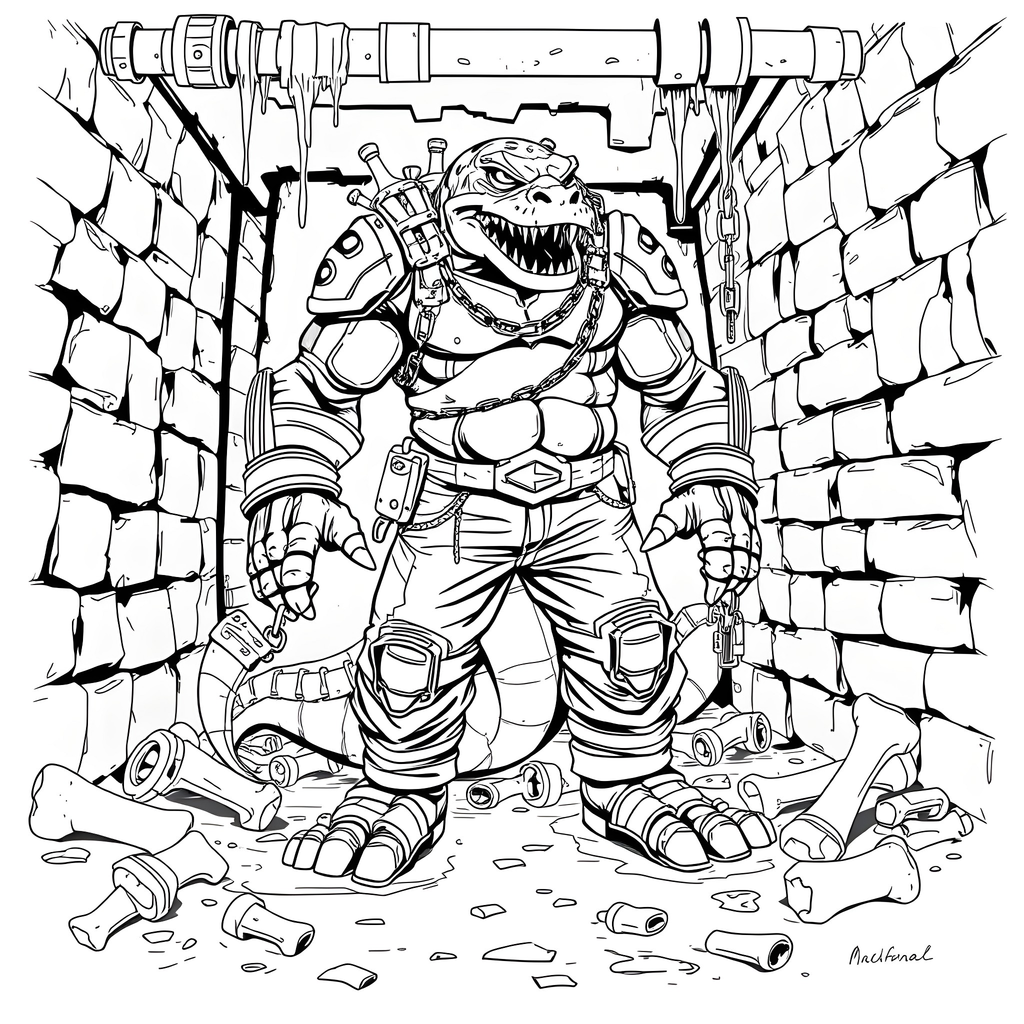47 Best Killer Croc Coloring Pages (Free Printable PDFs)