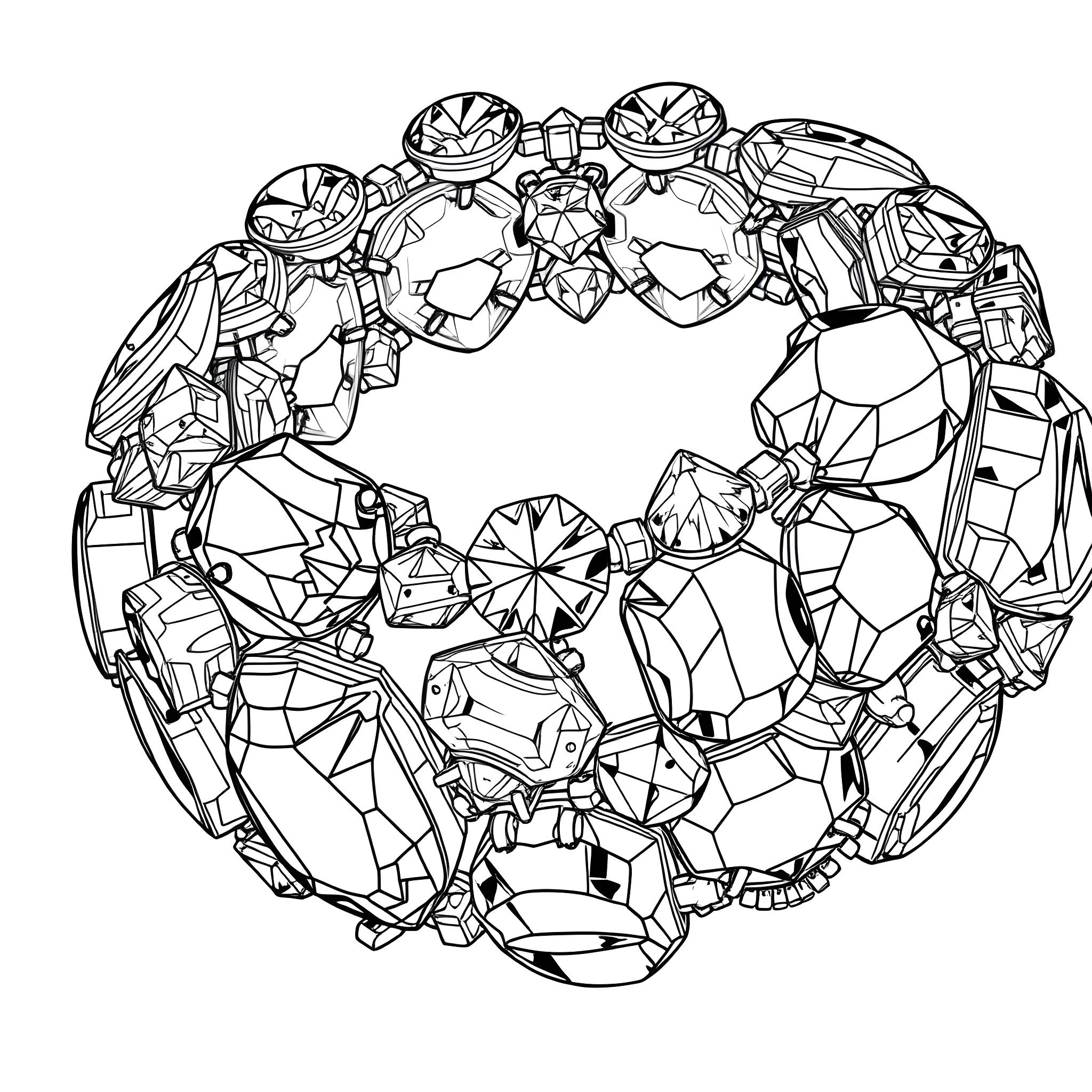 Best Gemstone Coloring Pages (Free Printable PDF)