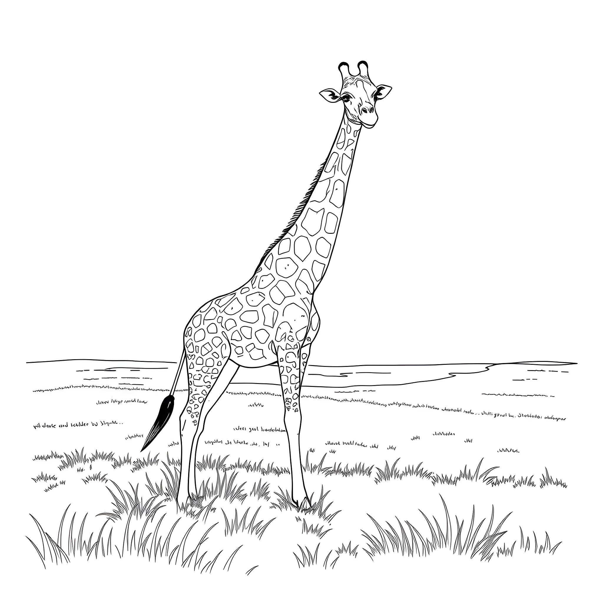 131 Best Giraffe Coloring Pages (Free Printable PDFs)