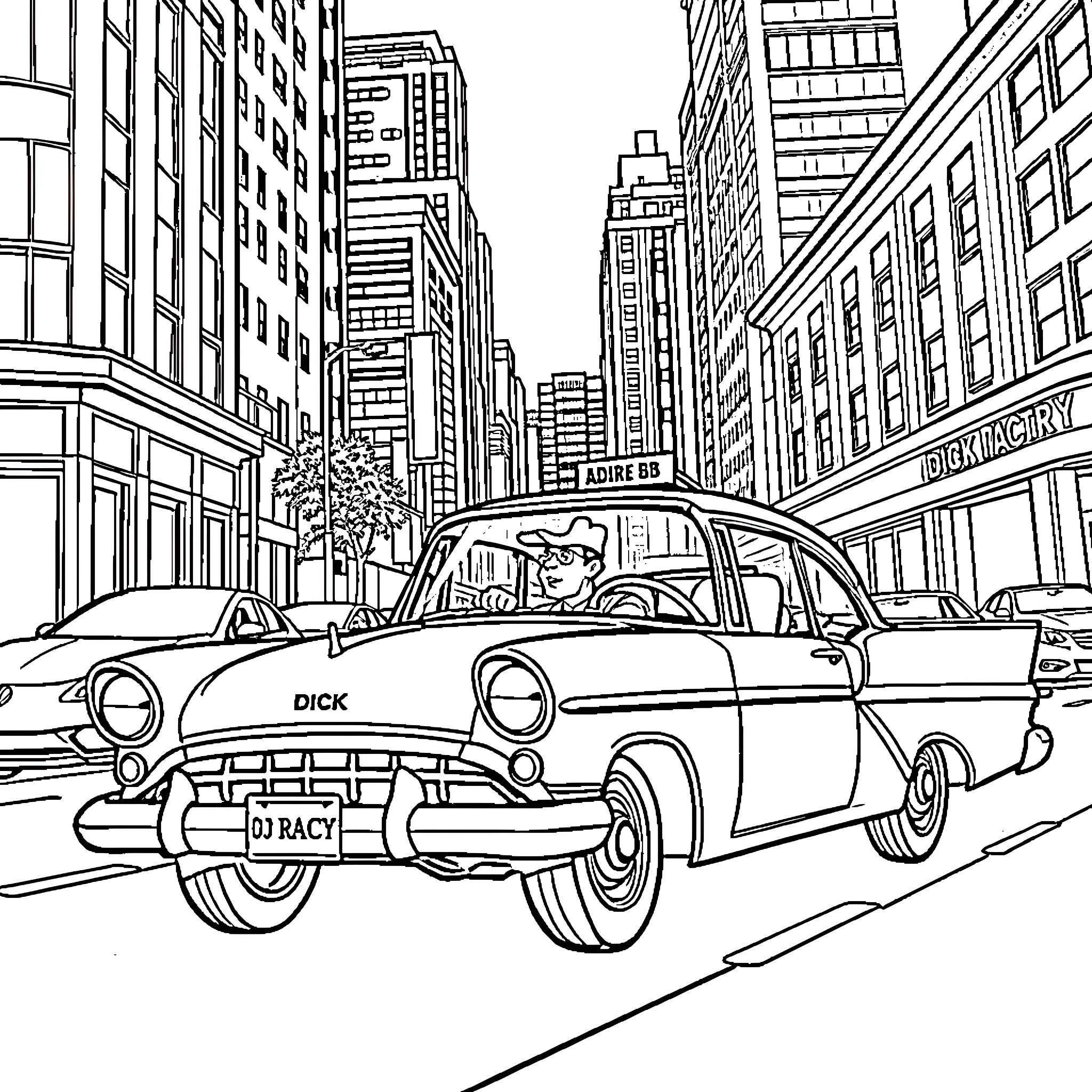 Best Dick Tracy Coloring Pages (Free Printable PDF)