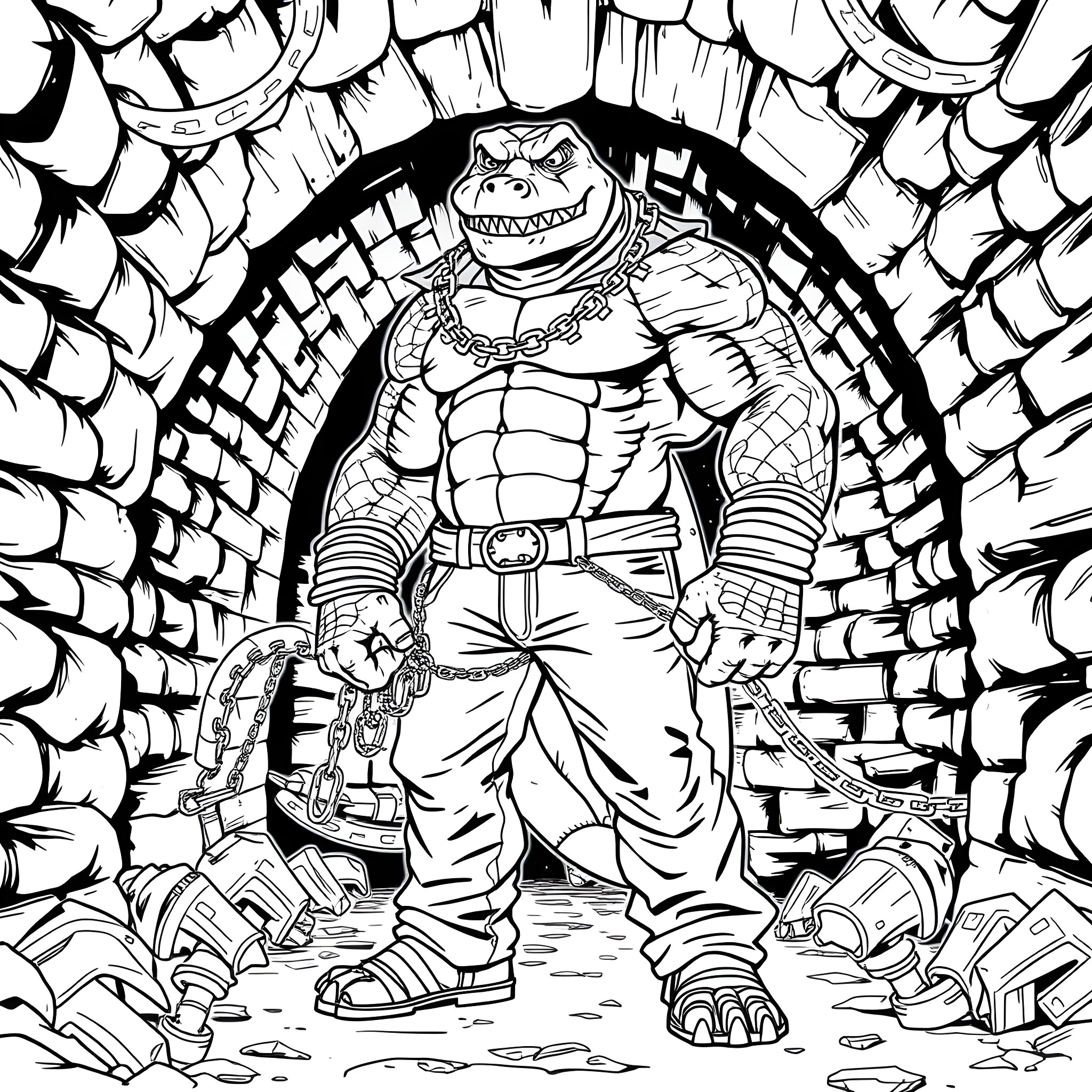 47 Best Killer Croc Coloring Pages (Free Printable PDFs)