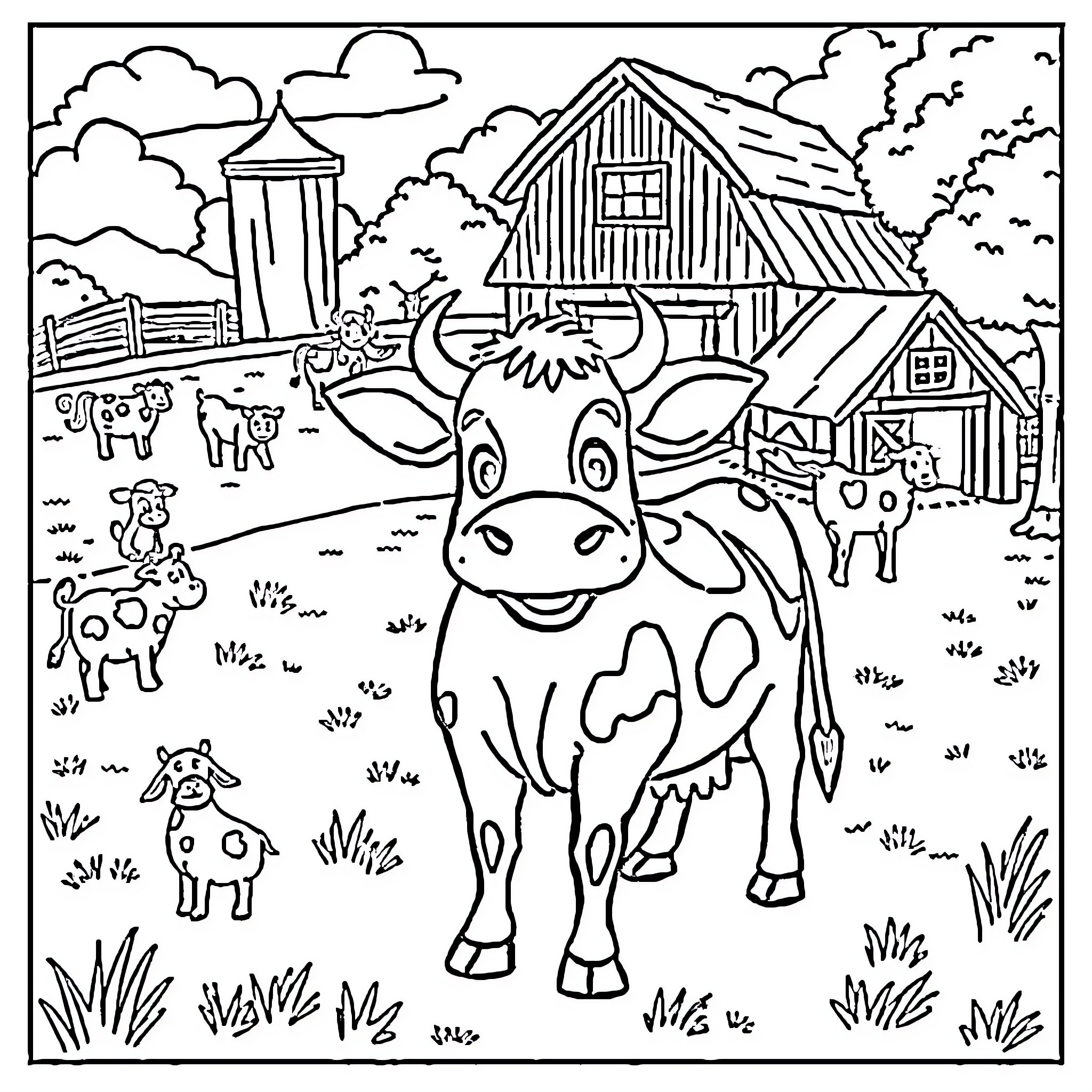 Best Farm Coloring Pages (Free Printable PDF)