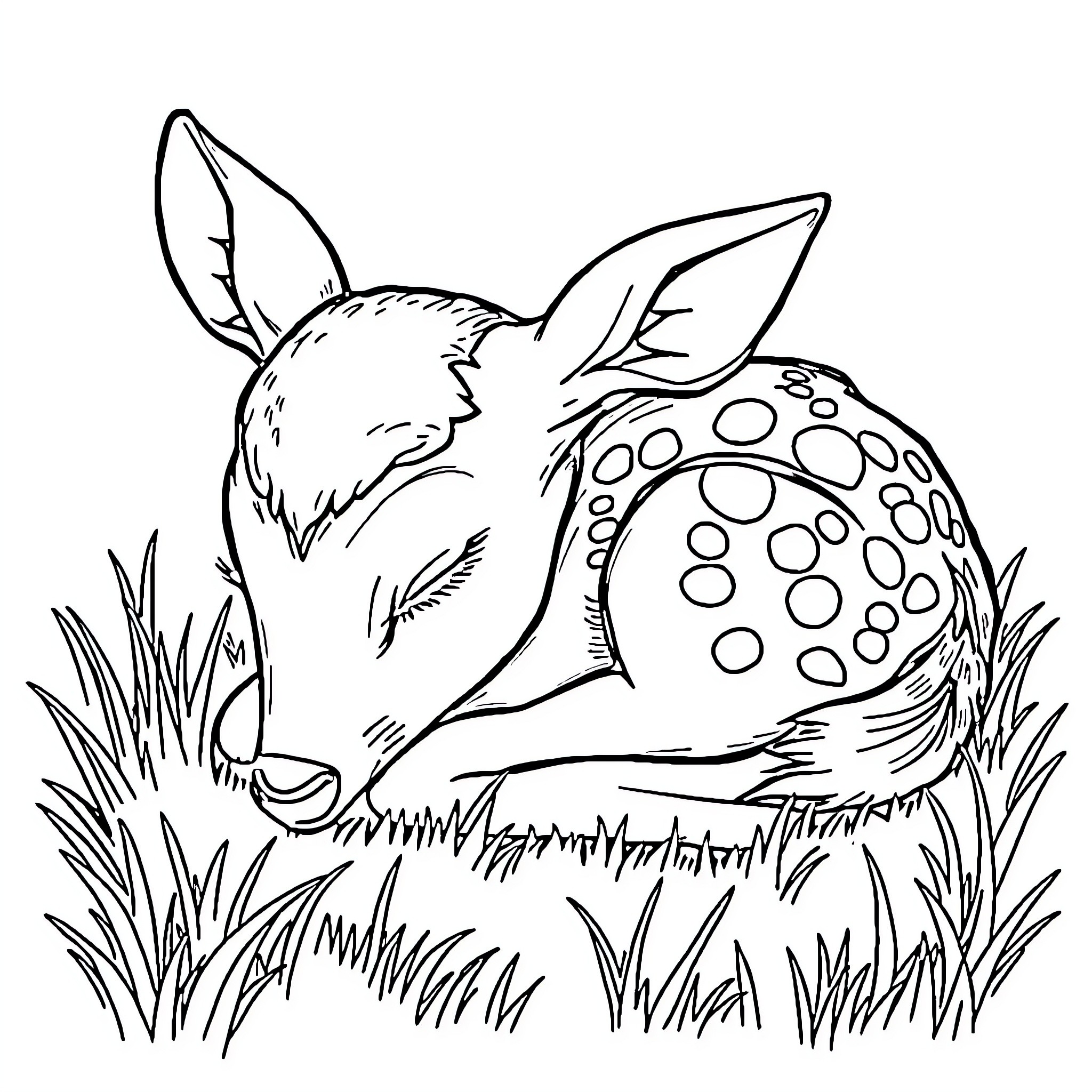 Best Fawn Coloring Pages (Free Printable PDF)