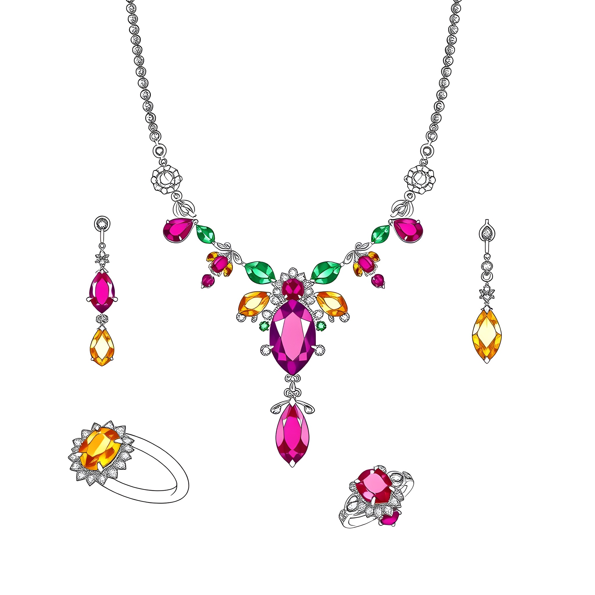 Best Gemstone Coloring Pages (Free Printable PDF)