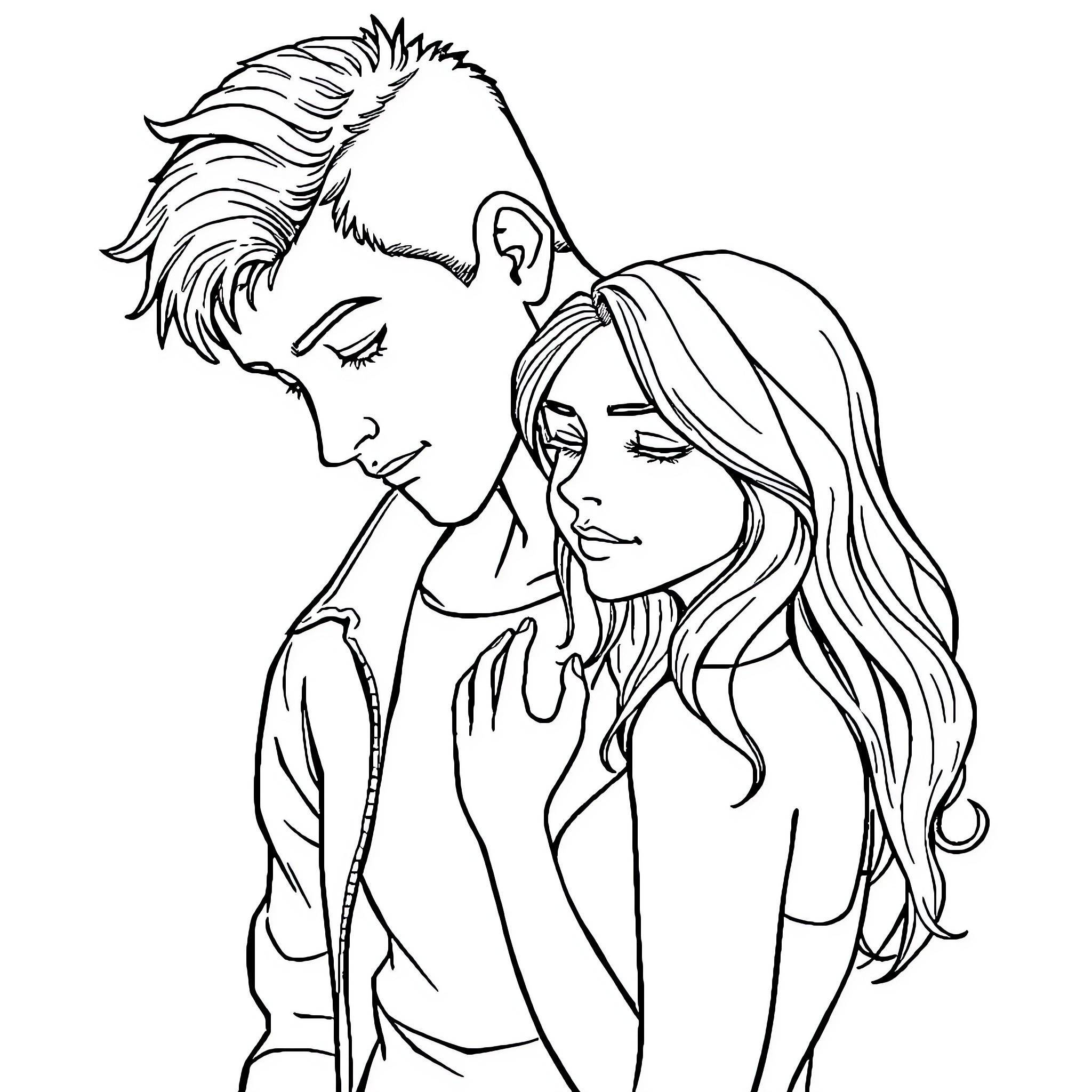 Best Couple Coloring Pages (Free Printable PDF)