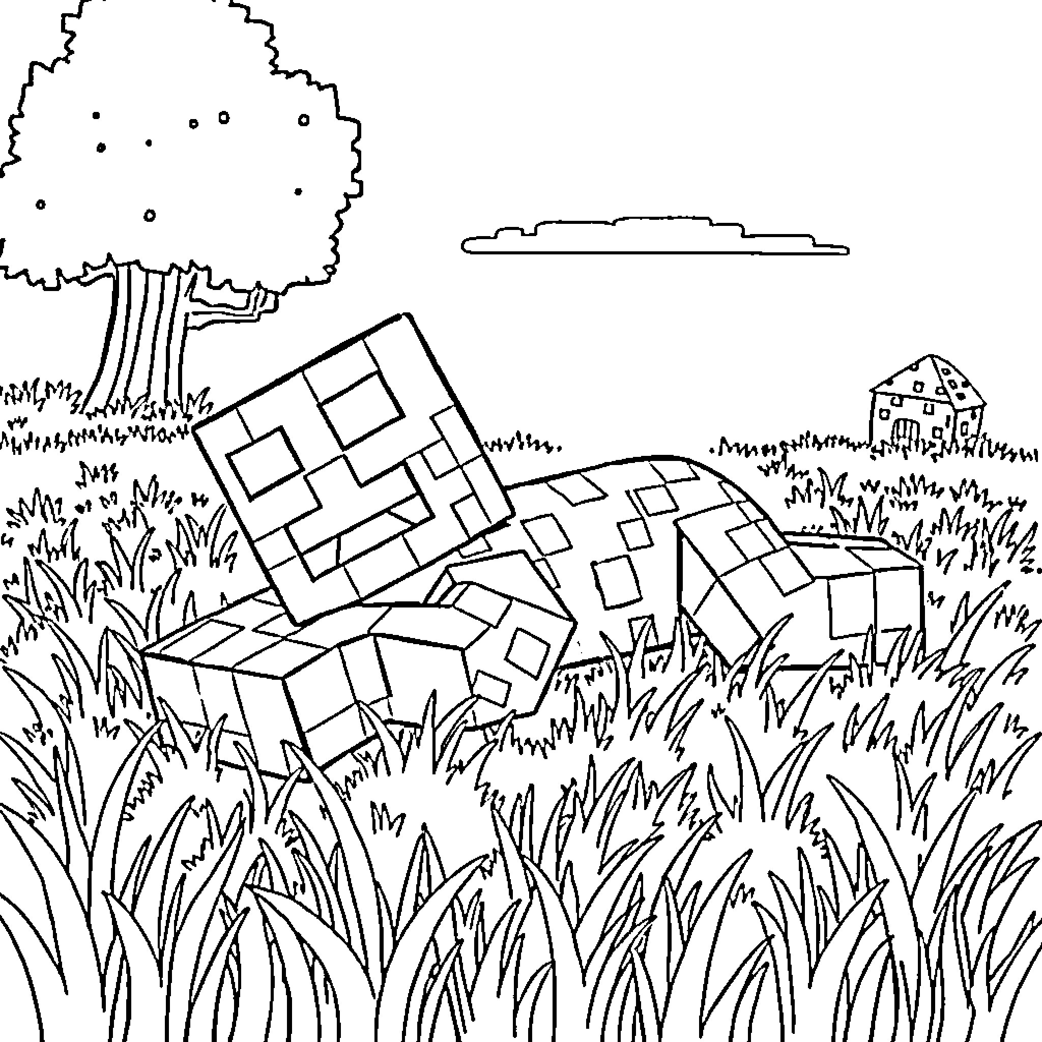 Best Creeper Coloring Pages (Free Printable PDF)