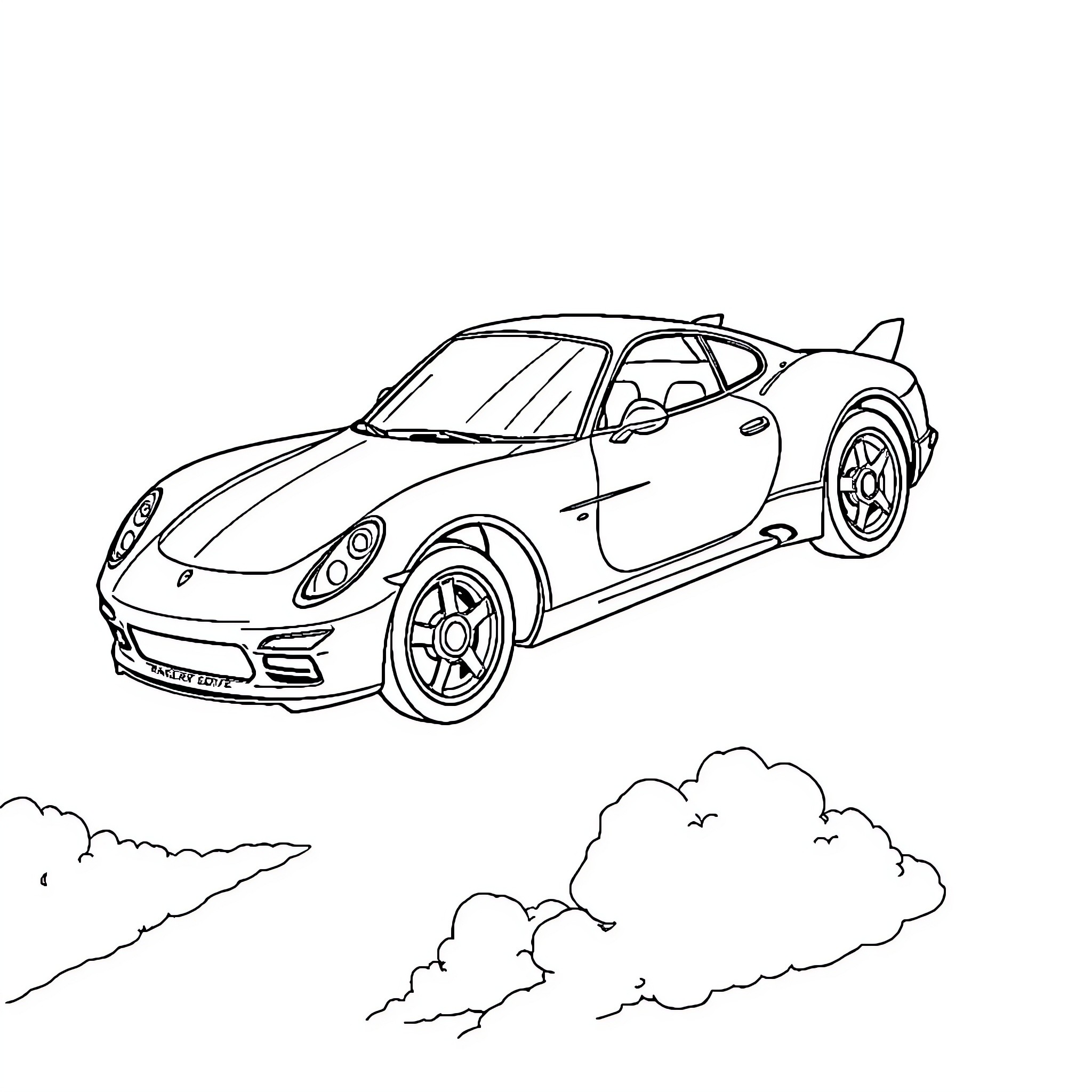 Best Flying Car Coloring Pages (Free Printable PDF)