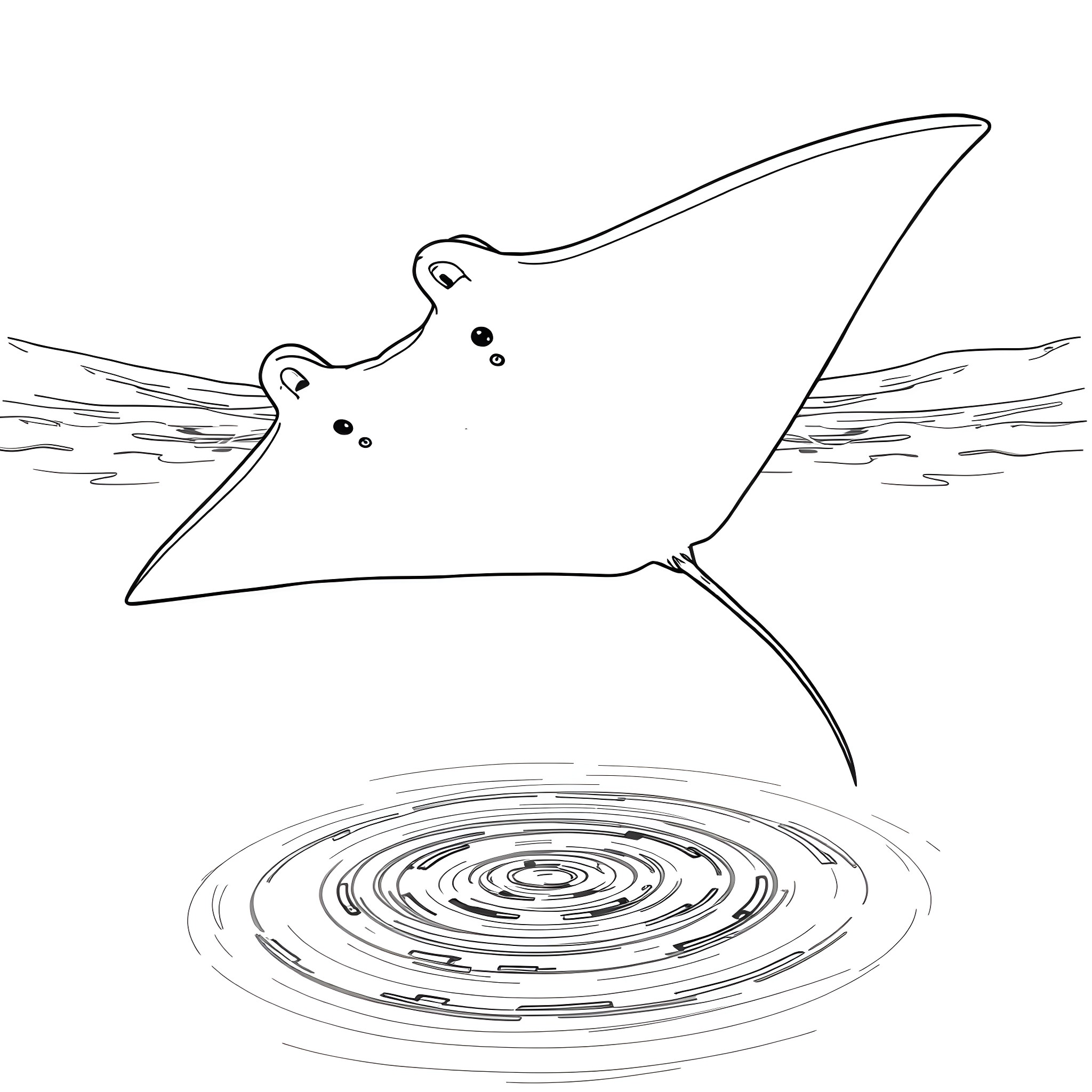 Best Manta Ray Coloring Pages (Free Printable PDF)