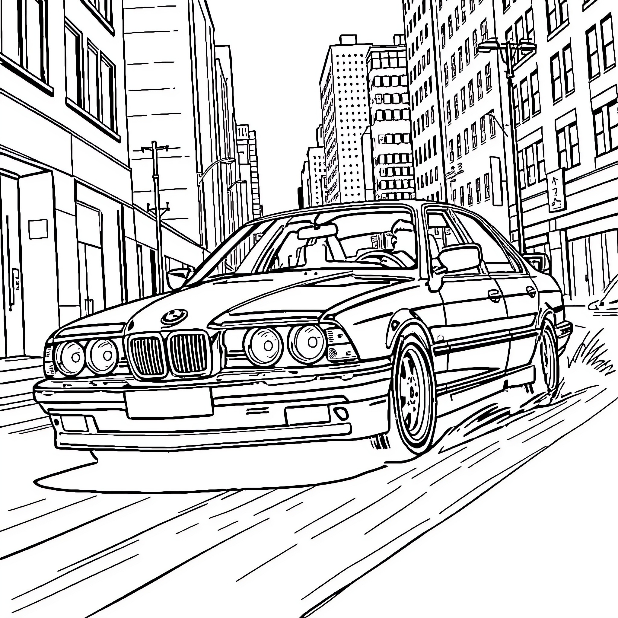 45 Best BMW Coloring Pages (Free Printable PDFs)