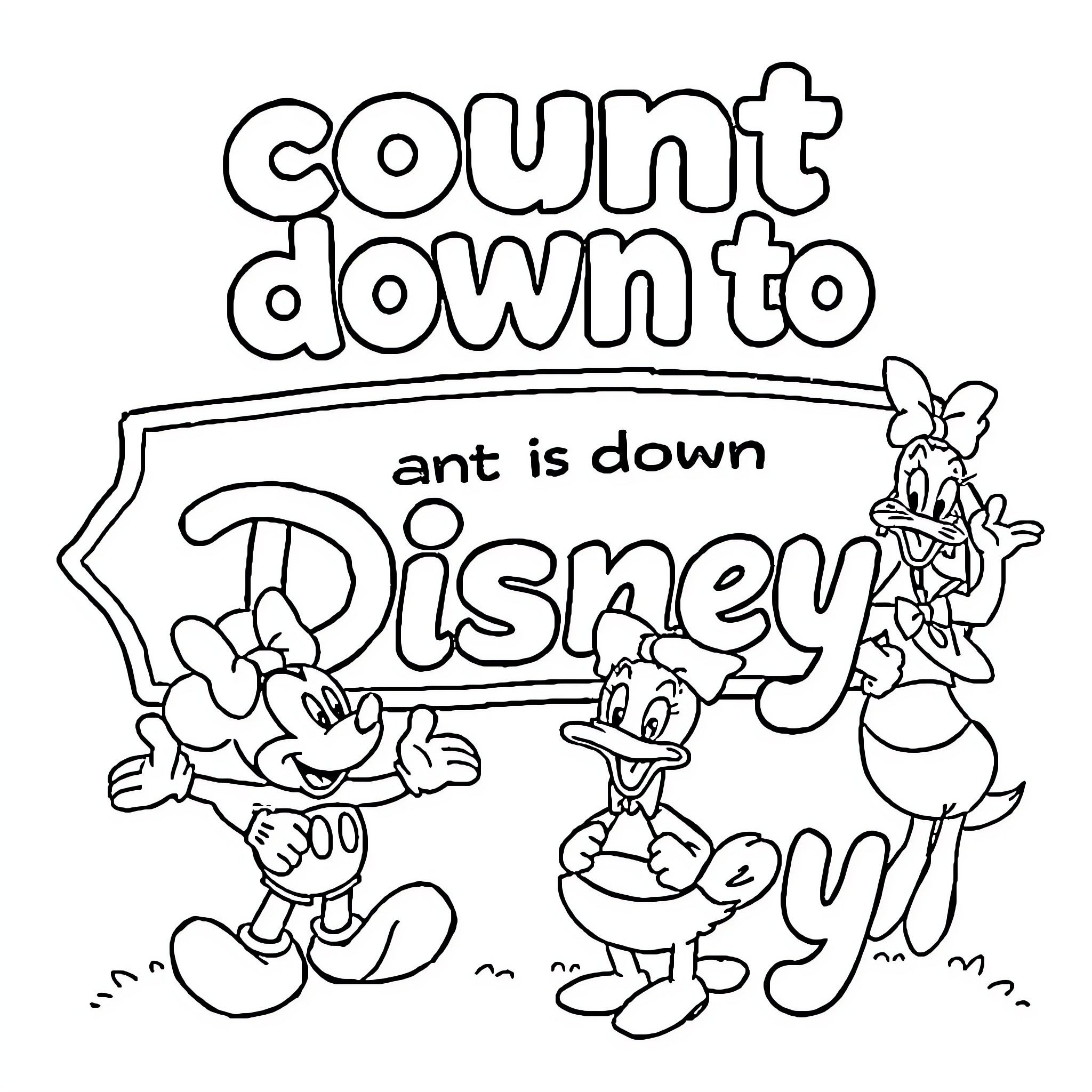 Best Disney Characters Coloring Pages (Free Printable PDF)