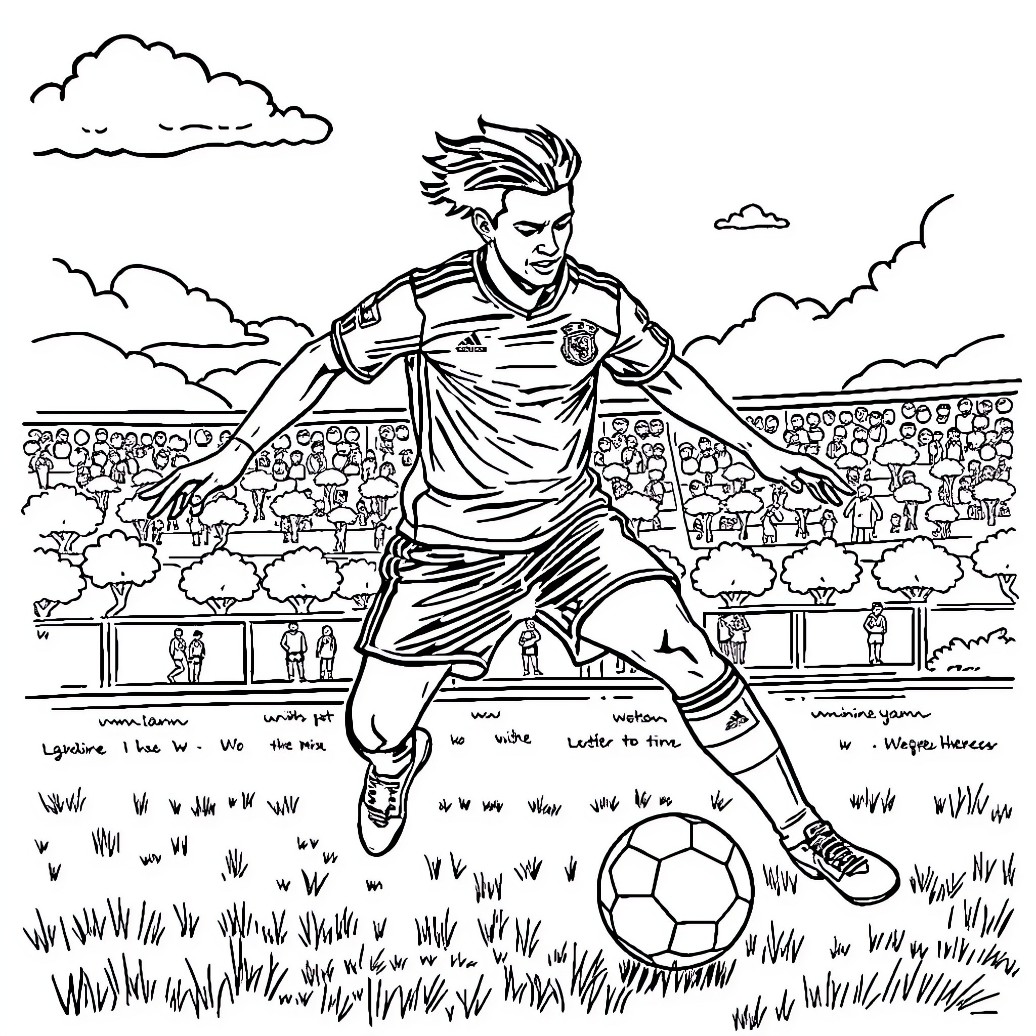 Best Lamine Yamal Coloring Pages (Free Printable PDF)